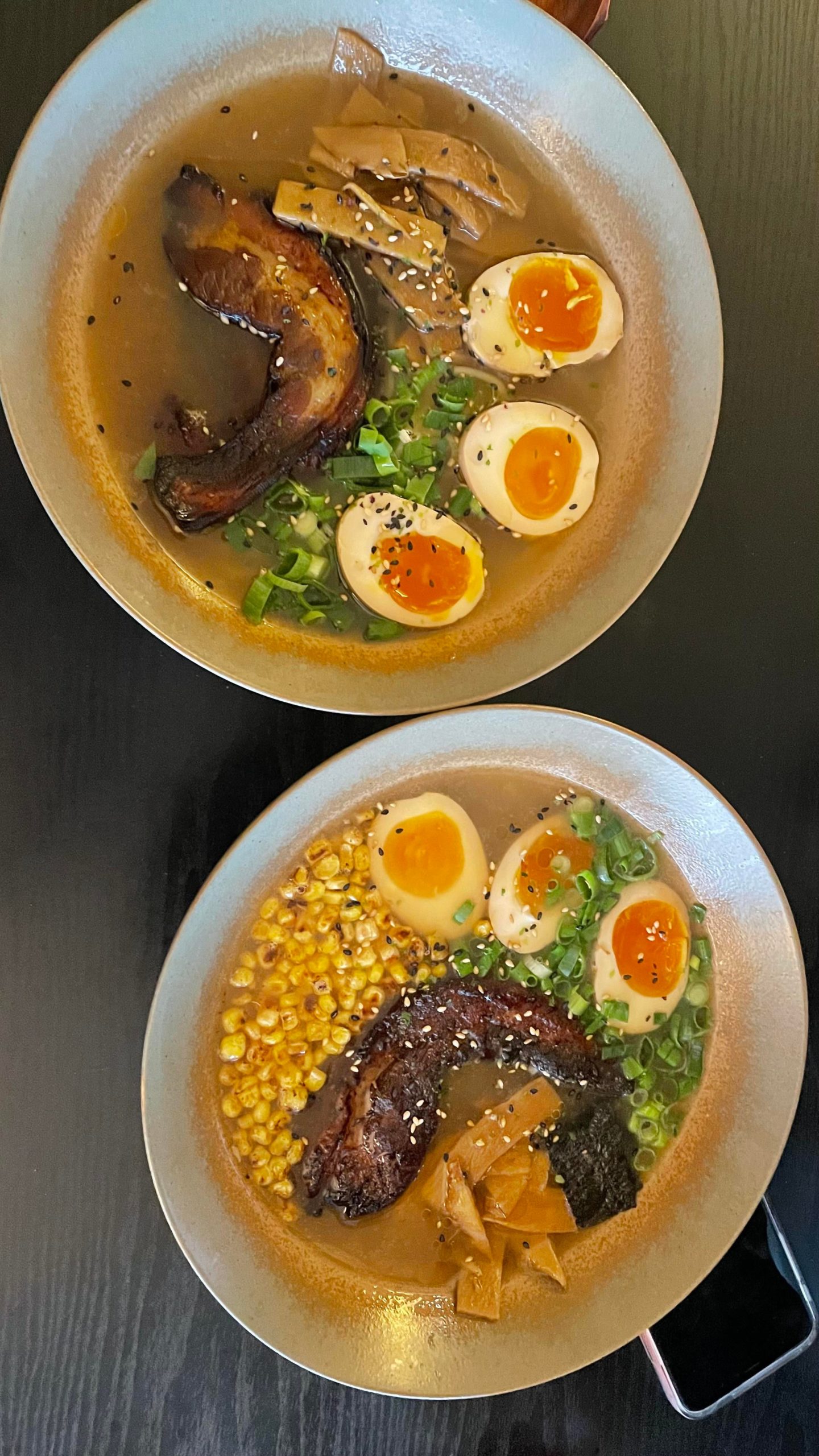 Chicken paitan, shio tare, all homemade save the noodles - Dining and ...