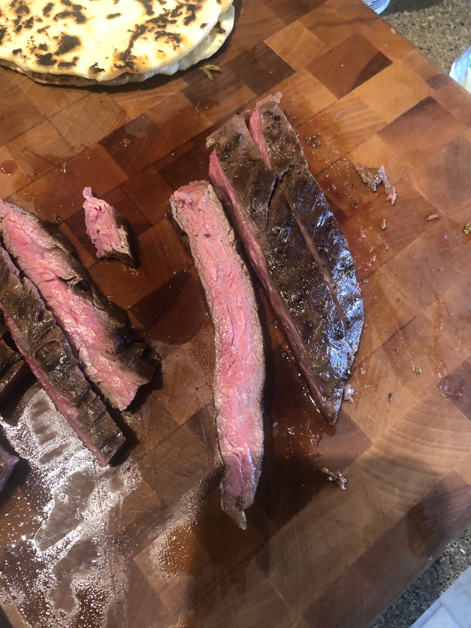Flank steak. 131° for 5 hours. - Dining and Cooking