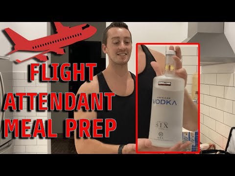How I Meal Prep as a FLIGHT ATTENDANT (or pilot) - Dining and Cooking