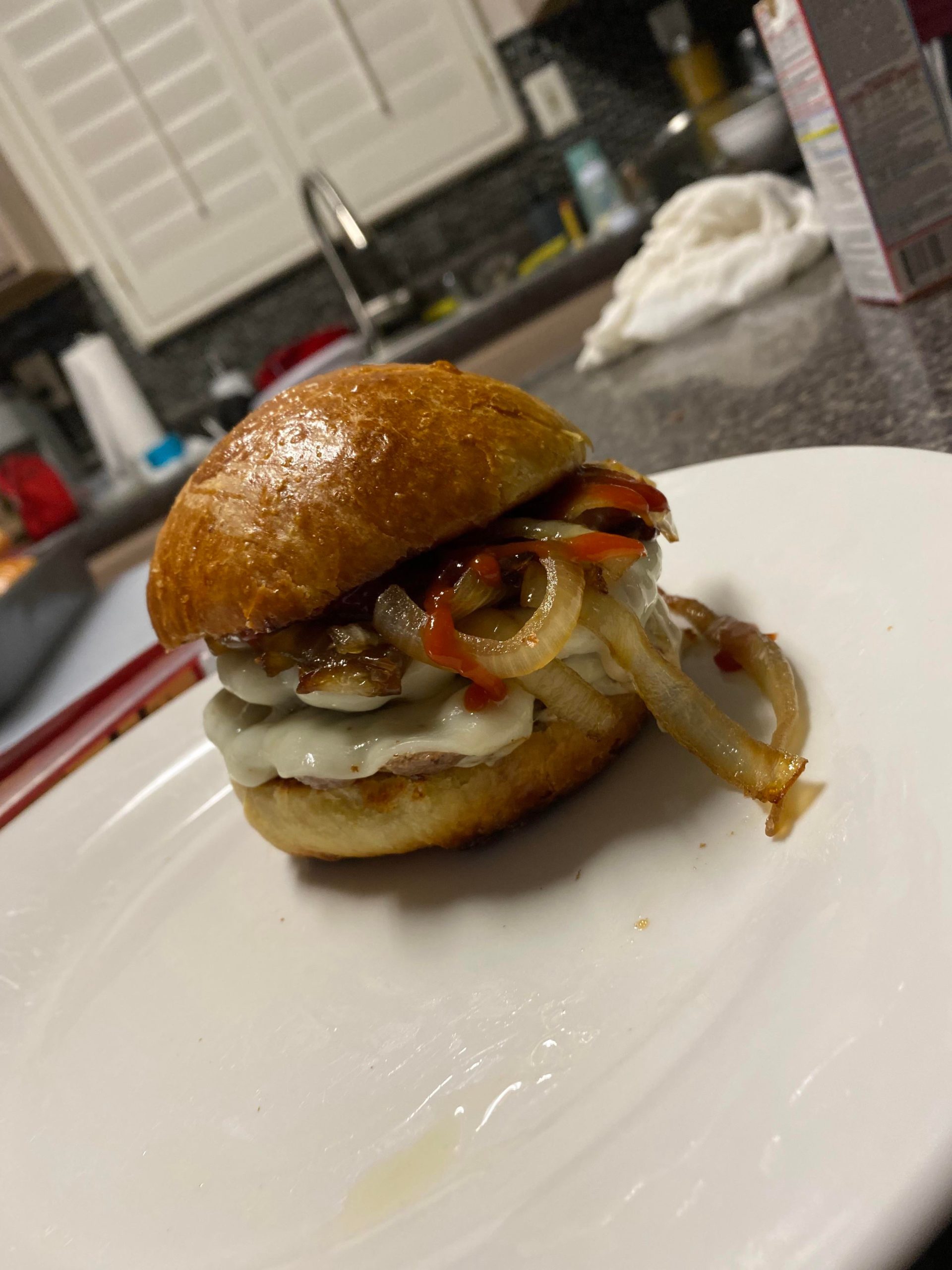 custom smash burger/ Buns made from scratch - Dining and Cooking