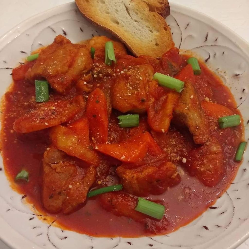 Italian Pork Stew - Dining and Cooking