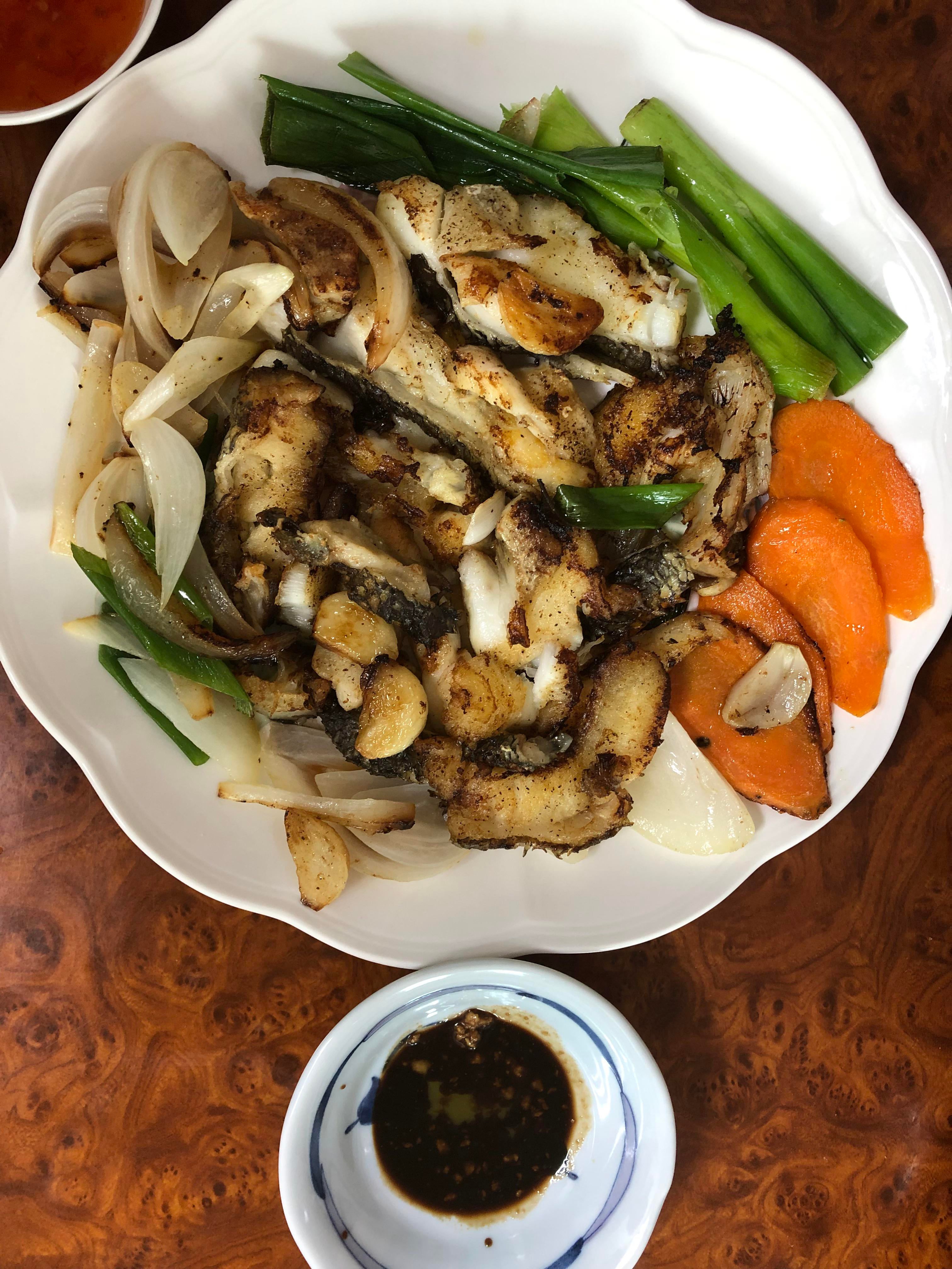 메로 구이 Grilled Mero - Dining and Cooking