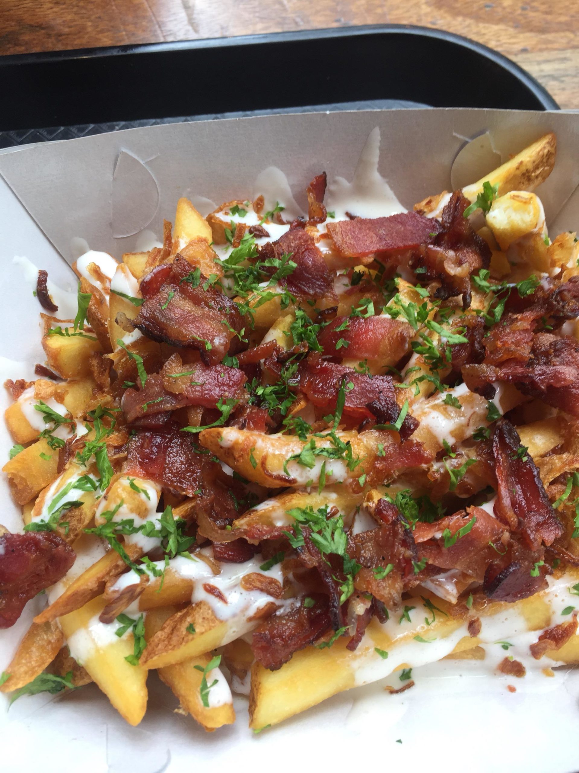 Loaded bacon fries 🍟 🥓 - Dining and Cooking