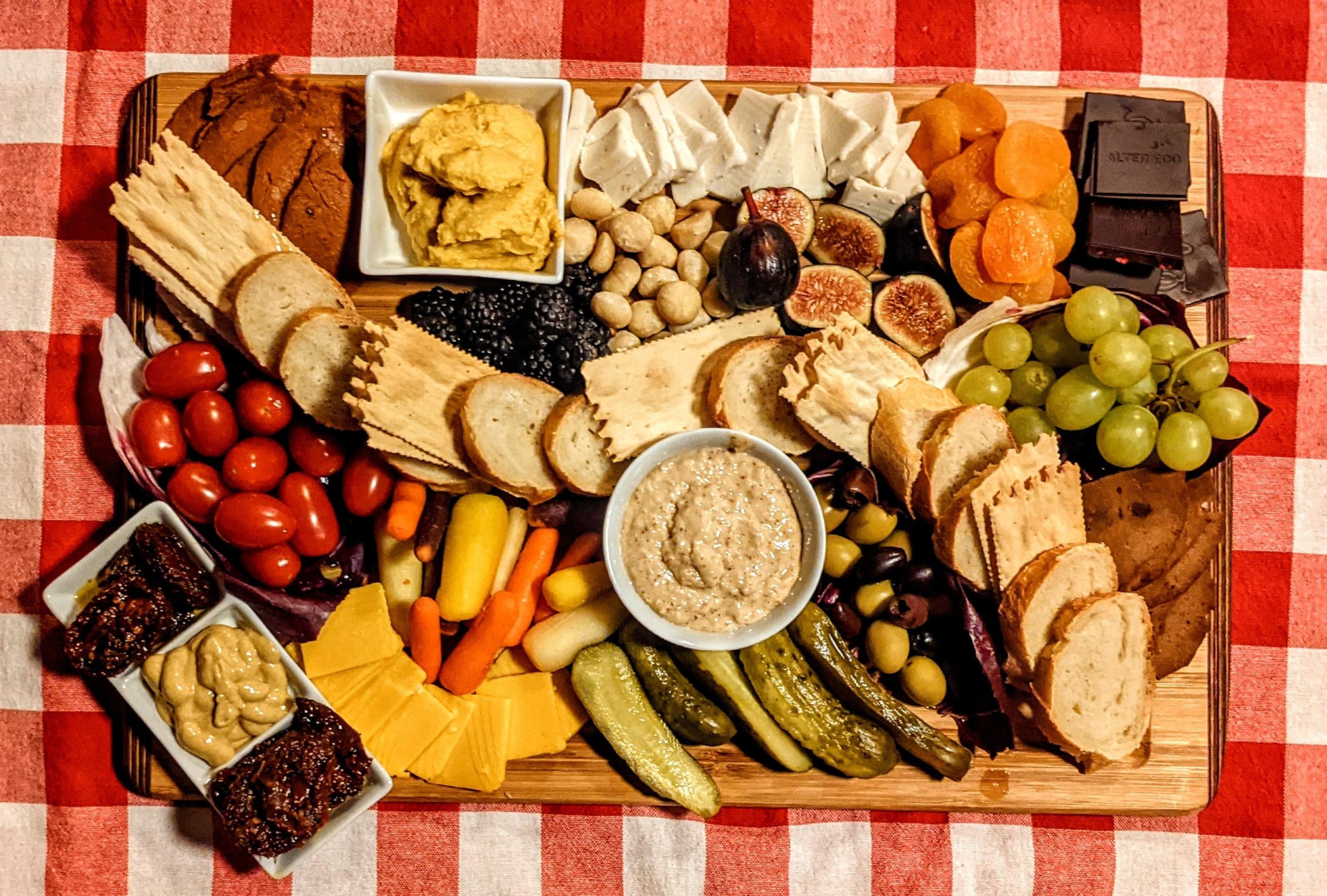 Big plant based platter - Dining and Cooking