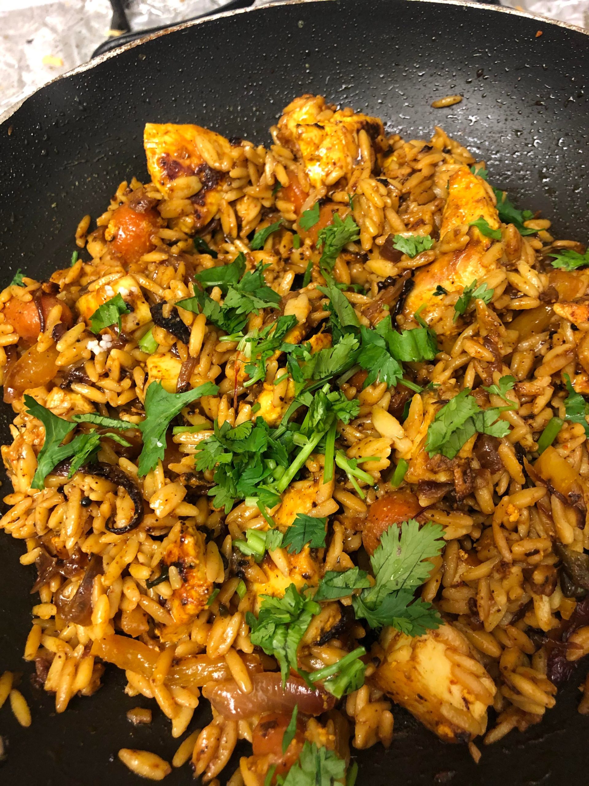 Chicken biryani using Banza chickpeas rice - Dining and Cooking