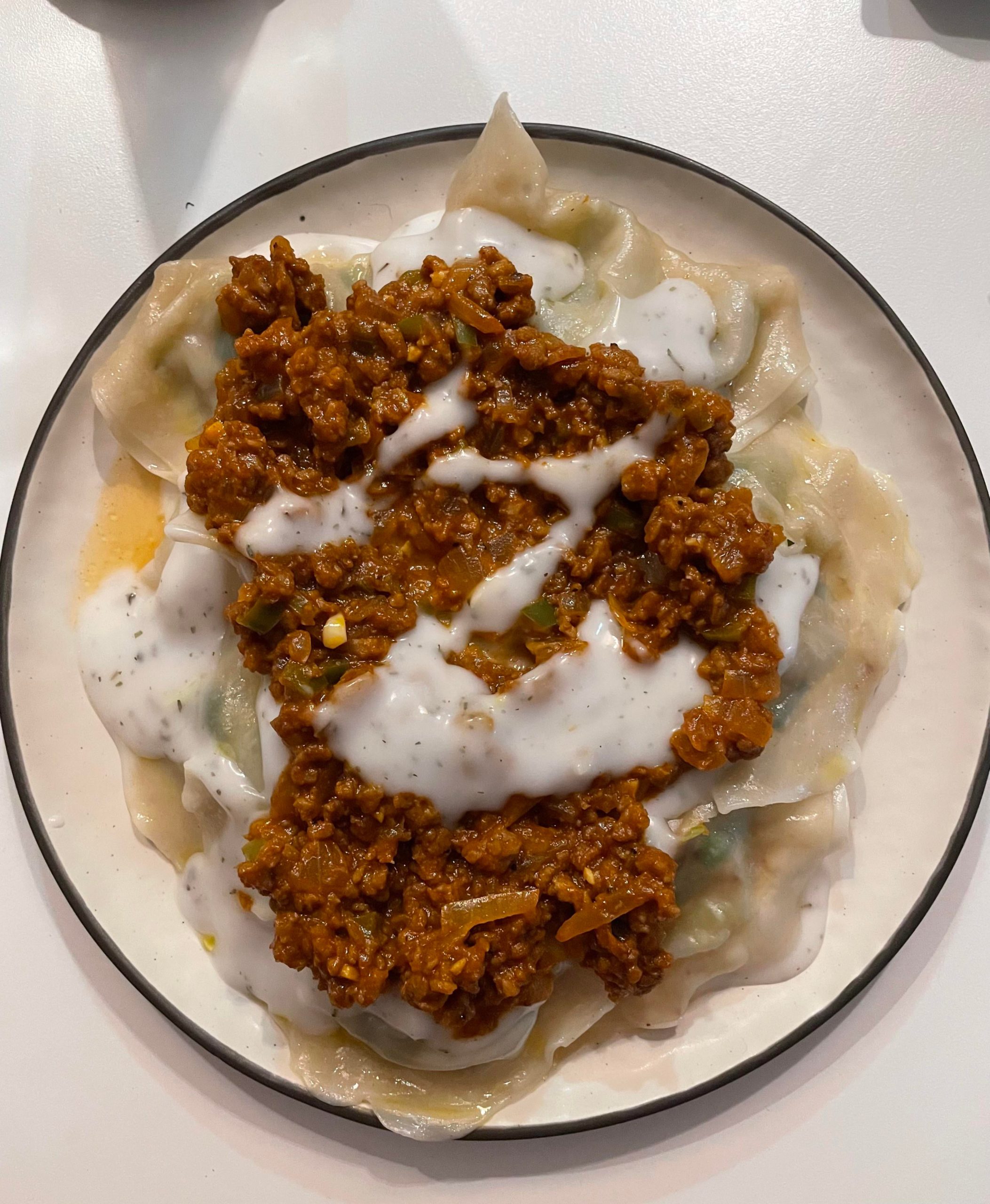 Aushak Afghan vegan dumplings recipe from PickUpLimes - Dining and Cooking