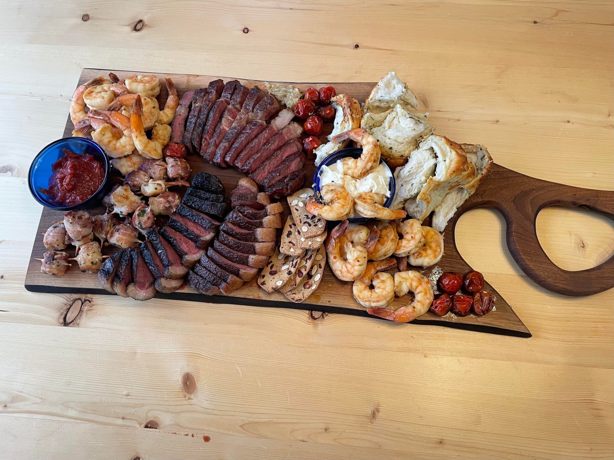Surf and turf board. - Dining and Cooking