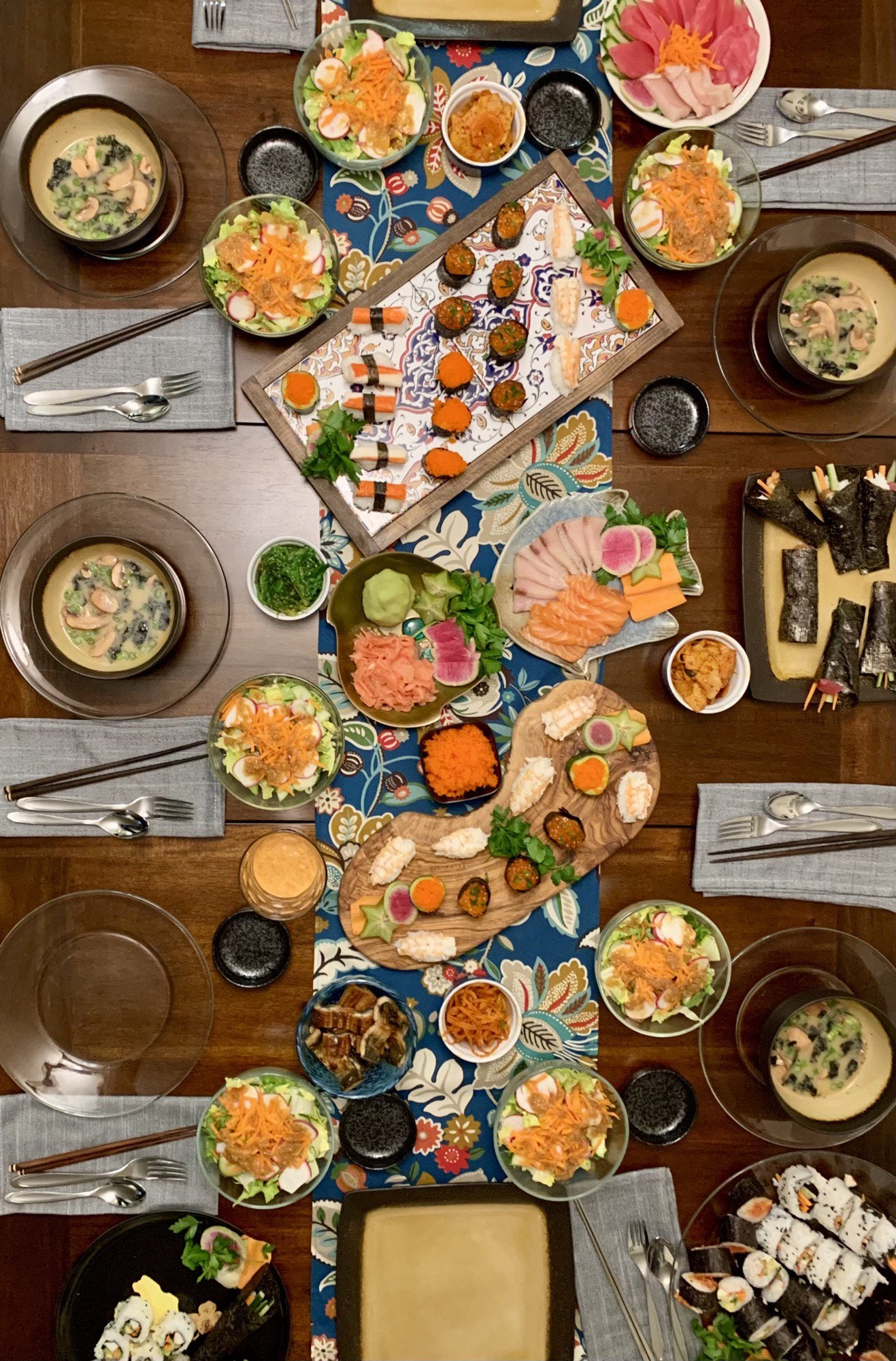 my biggest spread yet - dinner for 7 - Dining and Cooking