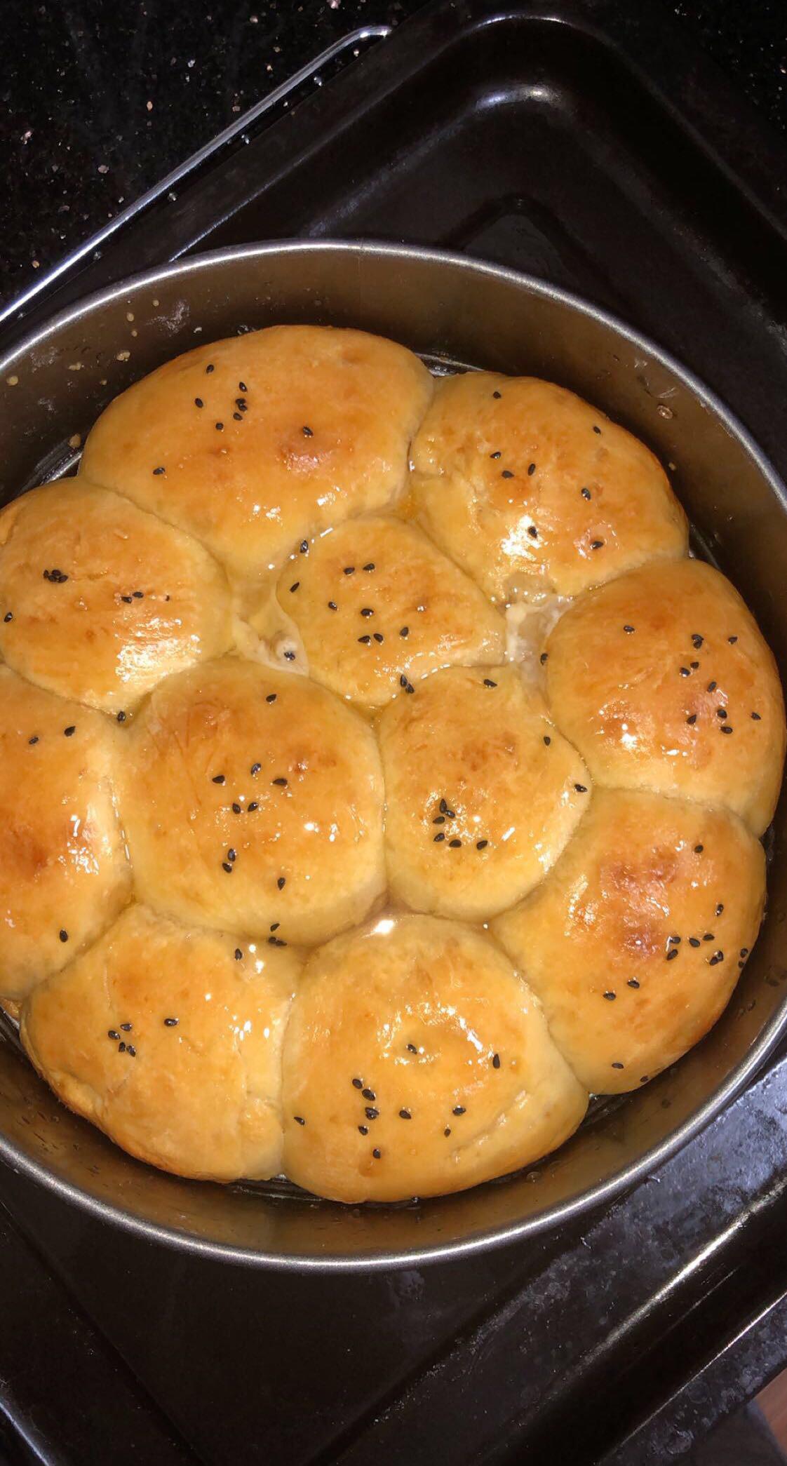 Sweet Beehive buns/Honeycomb buns [I made] - Dining and Cooking