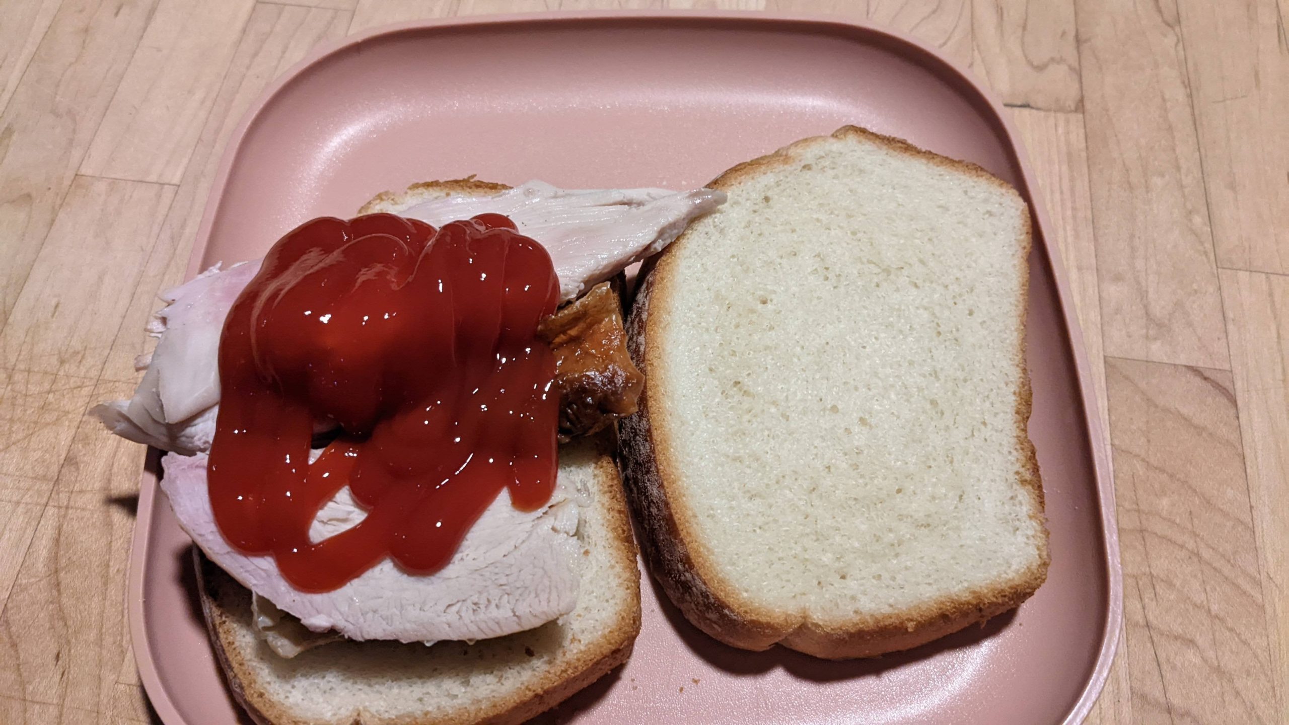 I know I'm a monster, but this is my favorite leftover sandwich. Dry ...