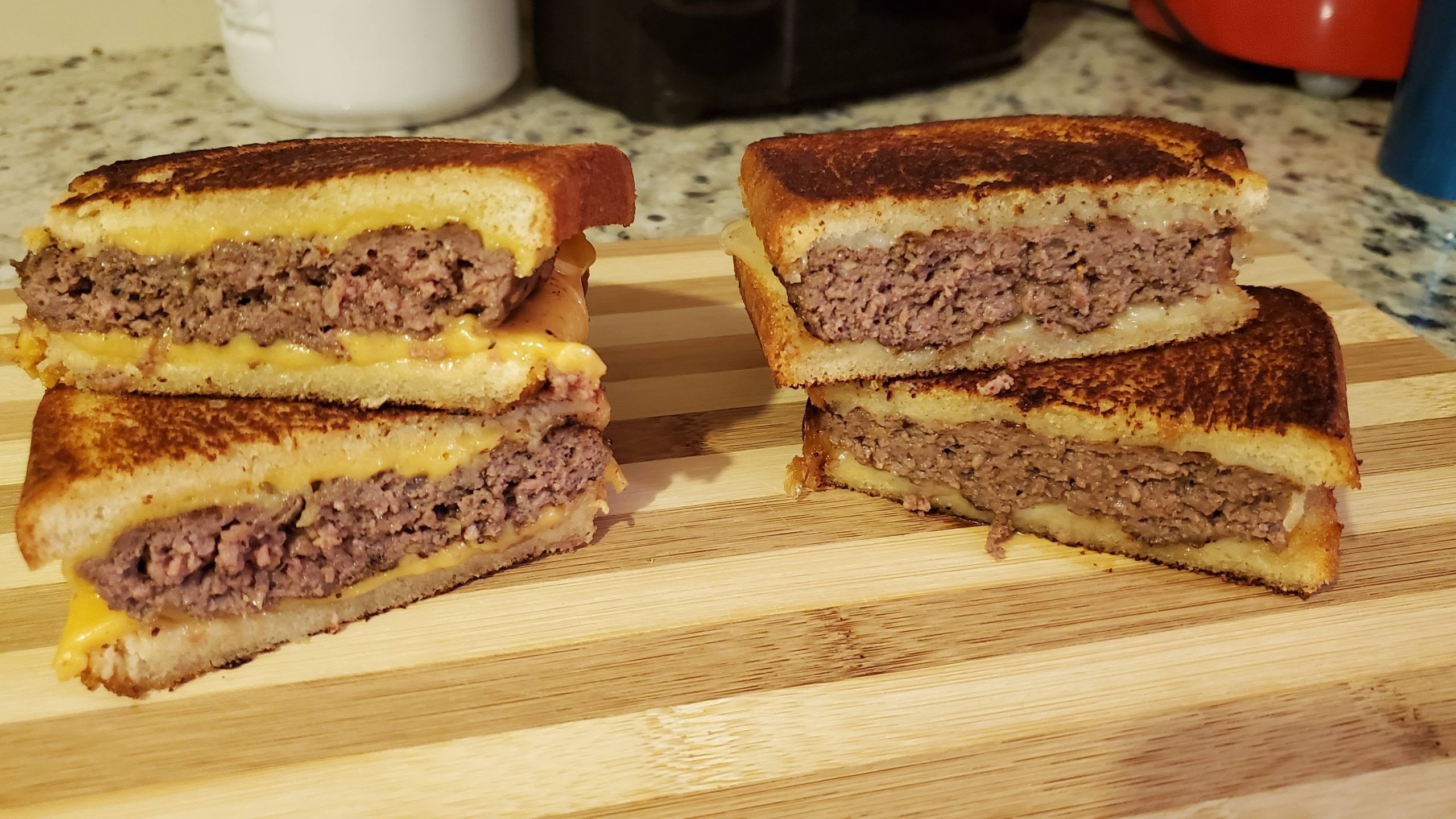 Two Patty Melts made with ground chuck. - Dining and Cooking