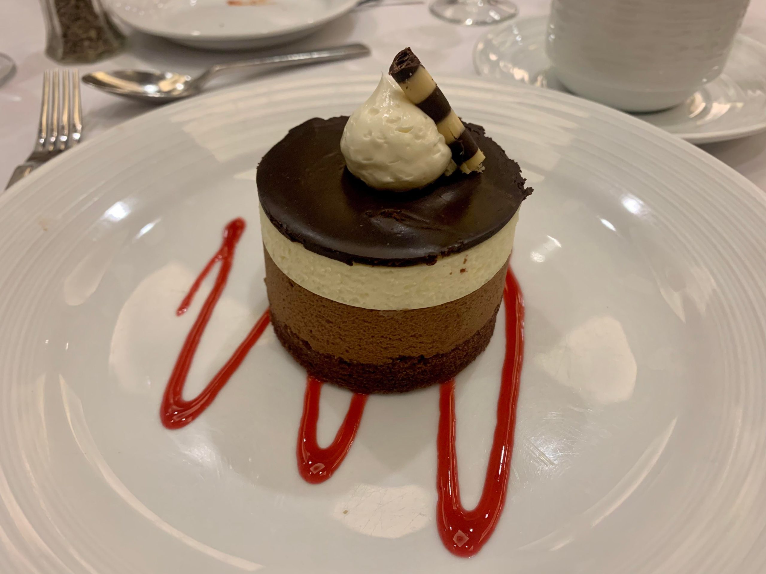 Triple layer mousse cake - Dining and Cooking