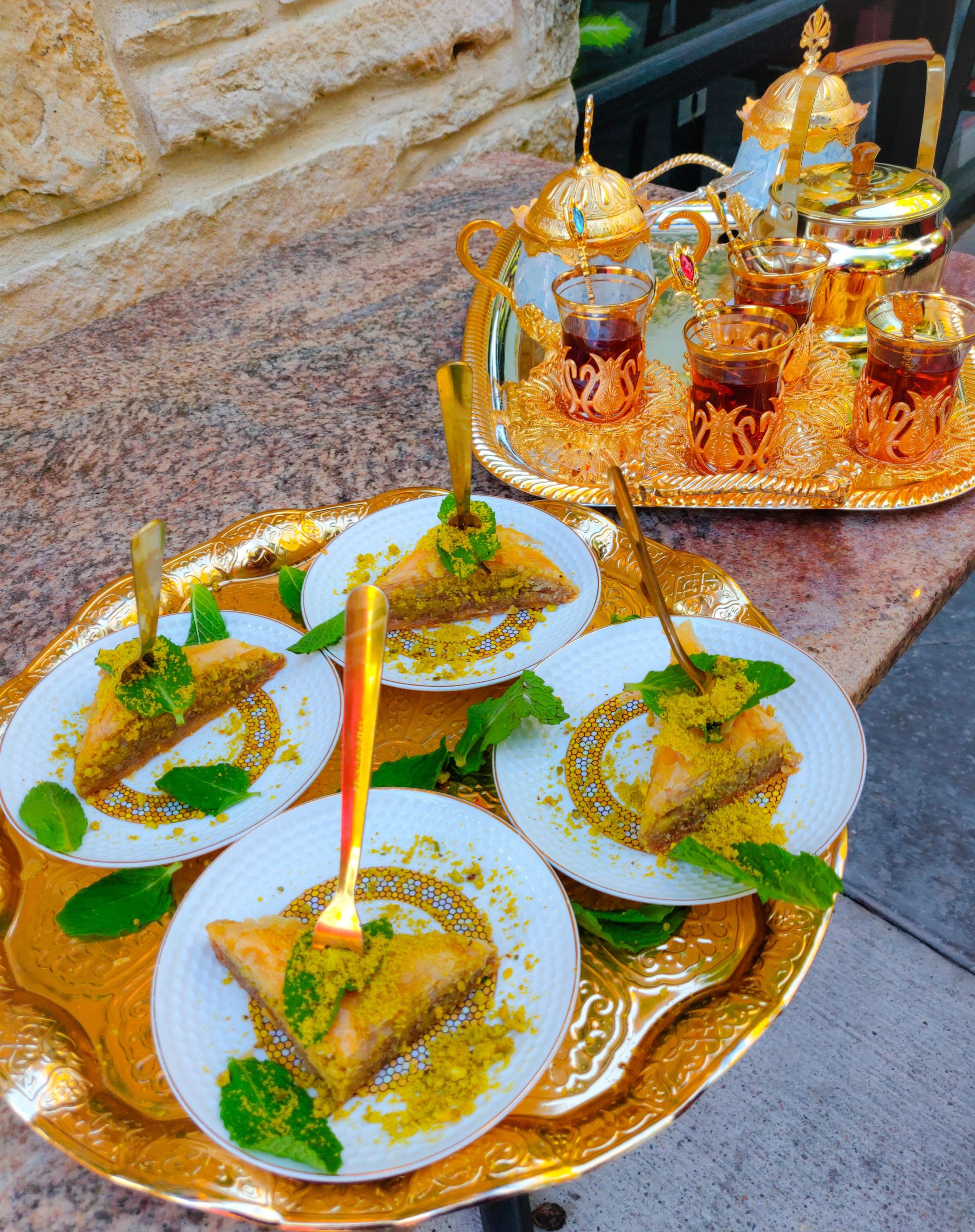 We had some Baklava & Persian Tea - Dining and Cooking