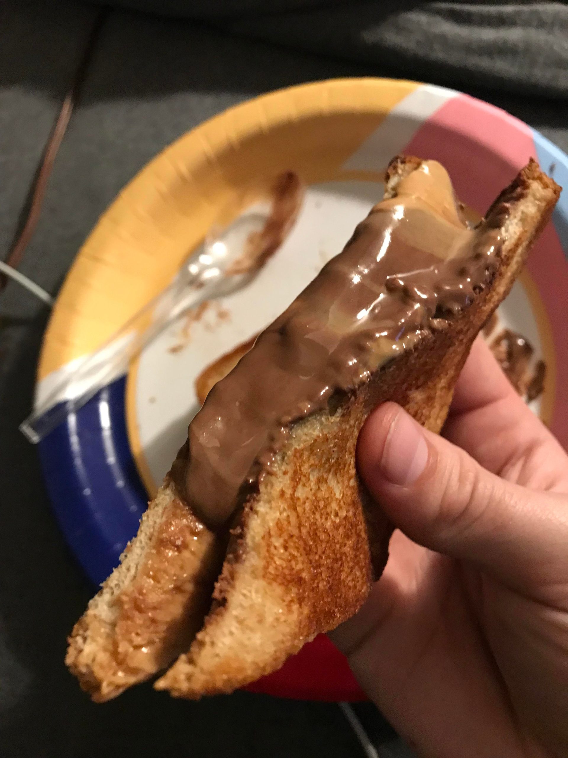 Grilled PB and Nutella - Dining and Cooking