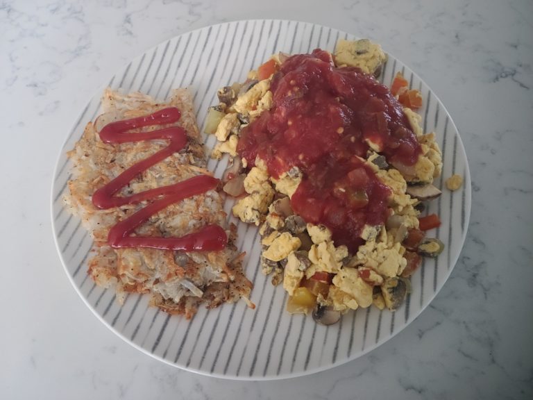 A Favorite Go to Lunch Egg Beaters Scramble W Hash Browns 413 Kcal Dining And Cooking a-favorite-go-to-lunch-egg-beaters-scramble-w-hash-browns-413-kcal-dining-and-cooking