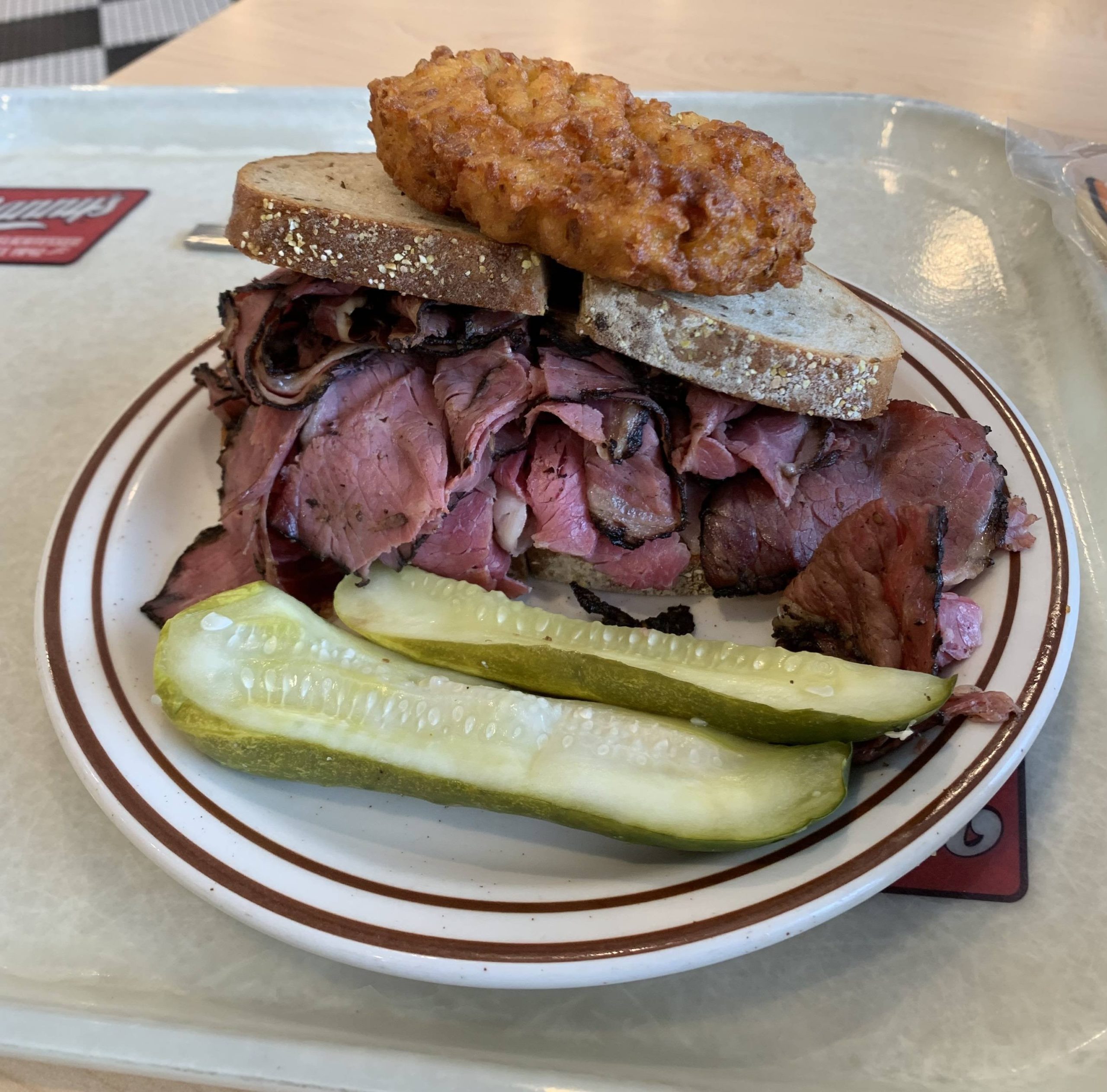 Pastrami Rye Combo with a Potato Pancake (Manny’s Deli, Chicago ...