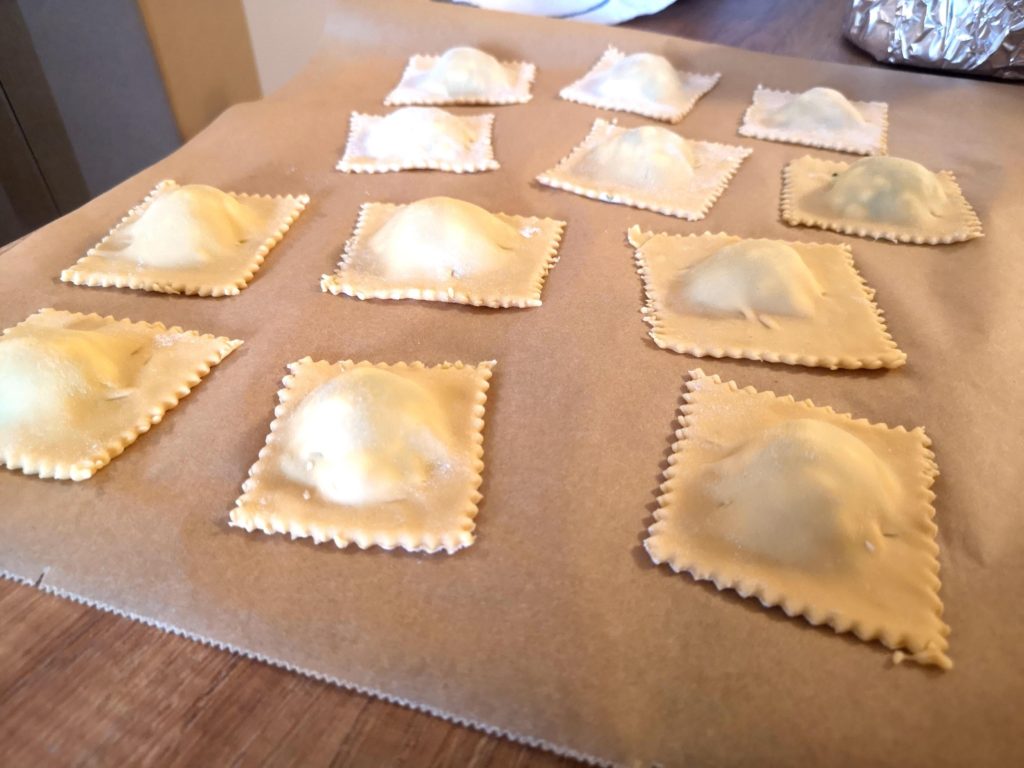 Homemade Ravioli - 3 different types (Ricotta & Spinach; Ricotta ...