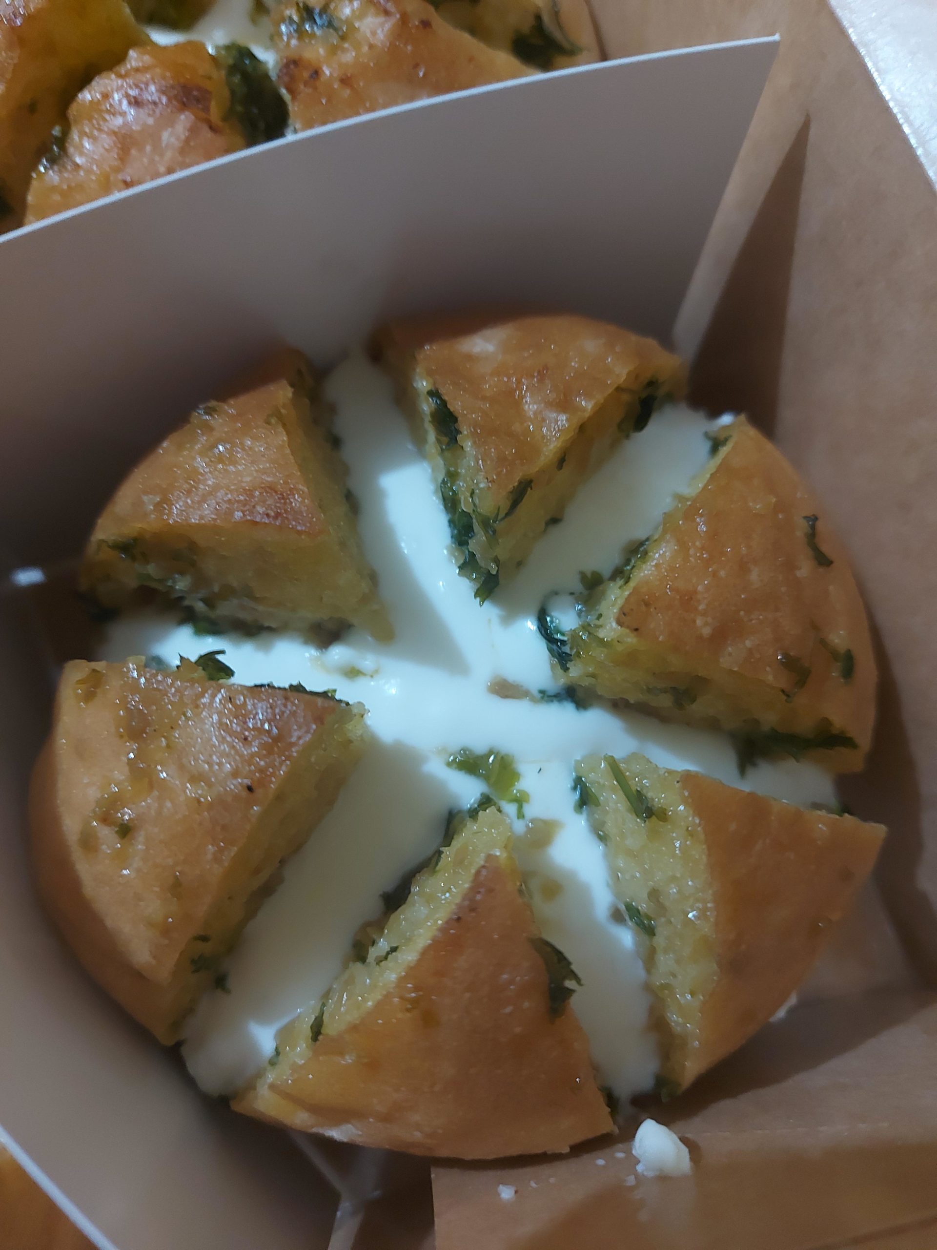 [OC] Chessy garlic bread - Dining and Cooking