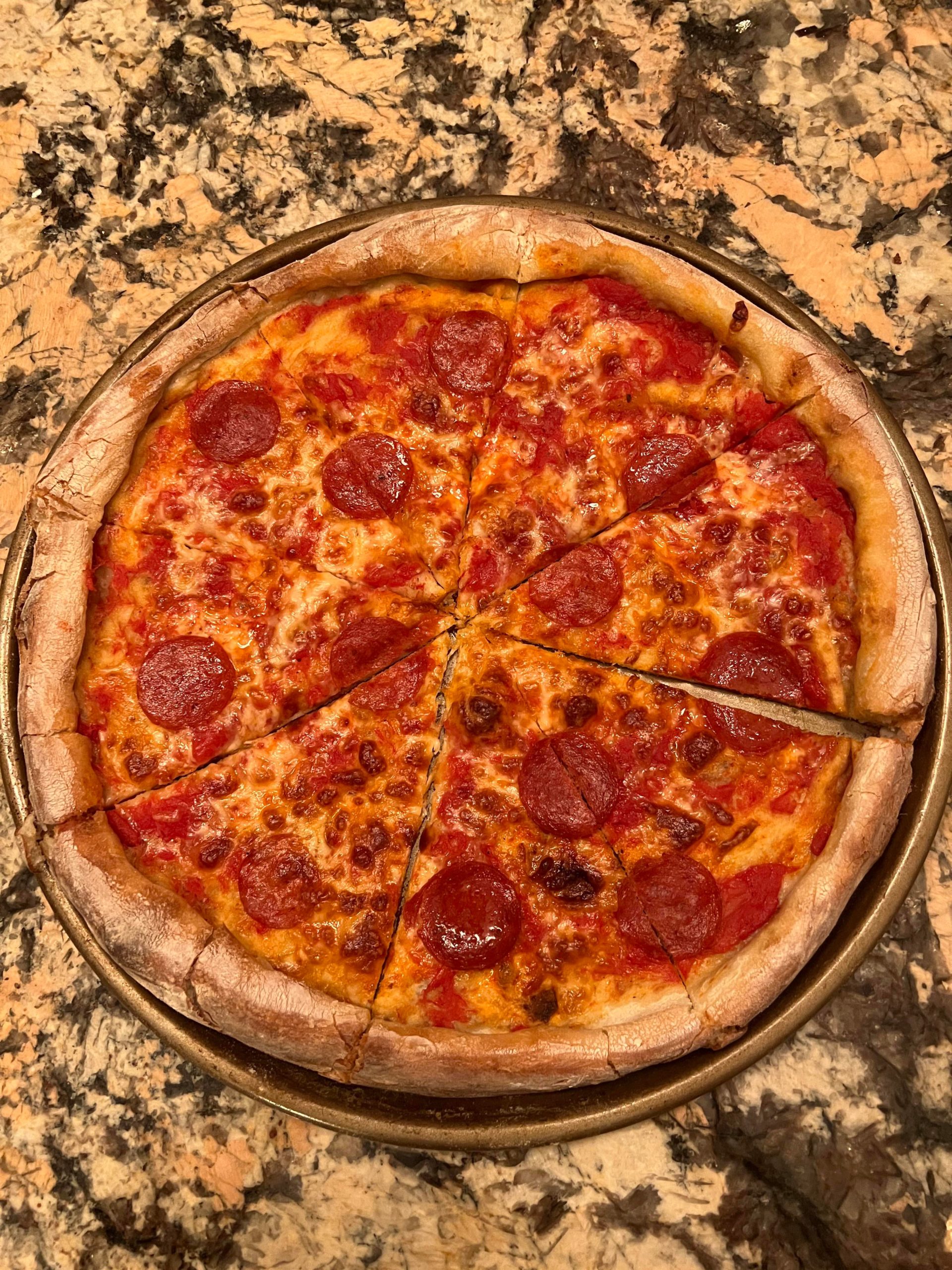 NY-style Pepperoni Pizza - Dining and Cooking