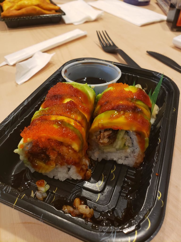 I didn't expect much out of this supermarket sushi but it actually ...