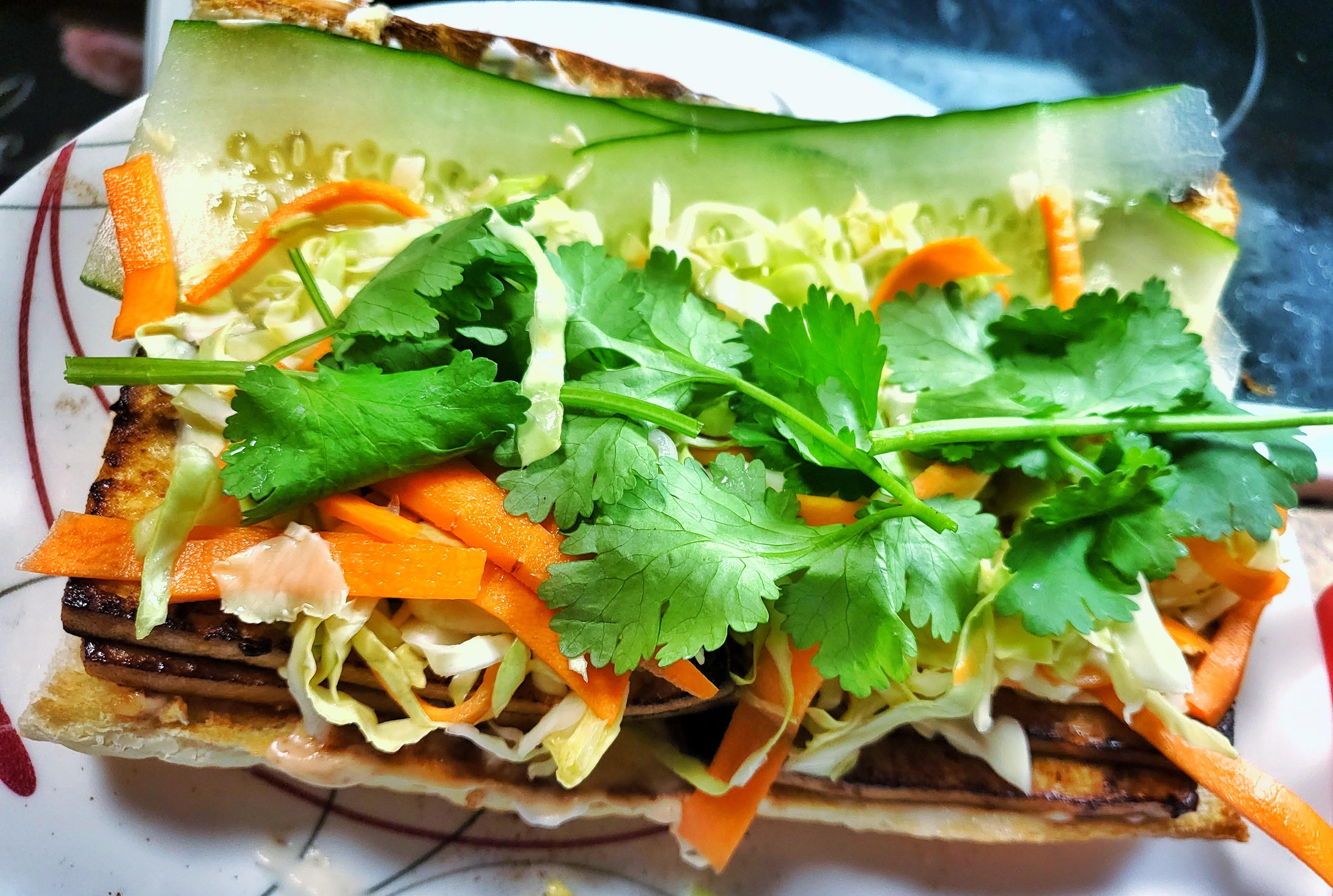 First time making bahn mi. So fresh and tasty. - Dining and Cooking