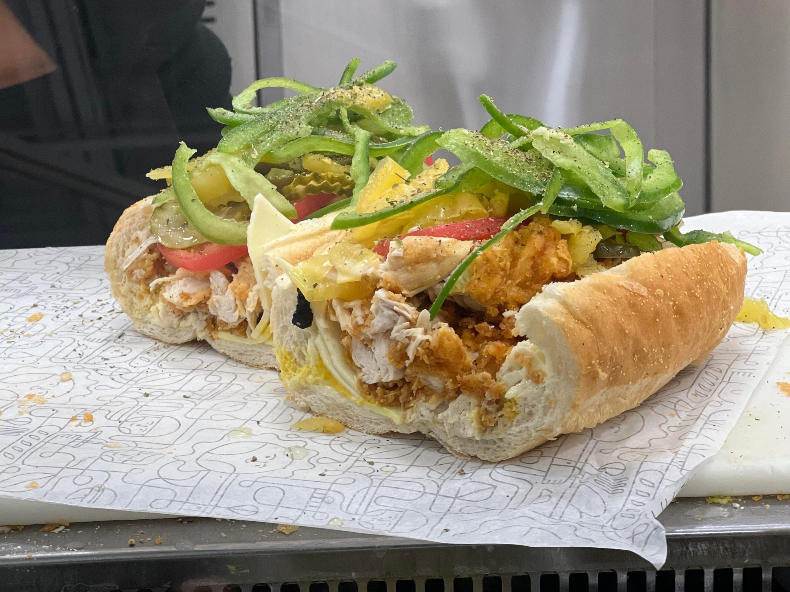 Chicken tender pub subs just hit different - Dining and Cooking