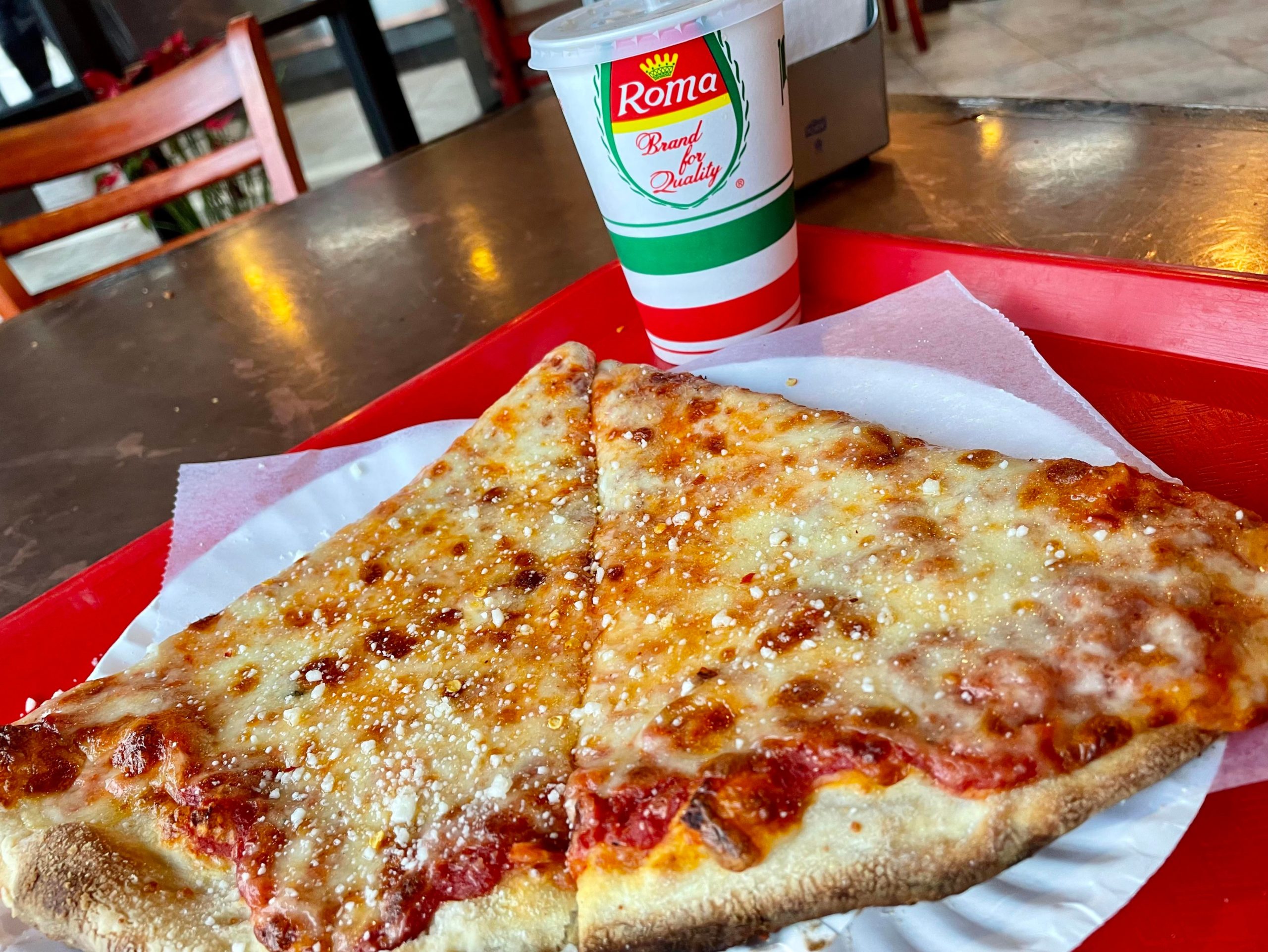 2 slices and a Coke. Brothers Pizza. SINY - Dining and Cooking