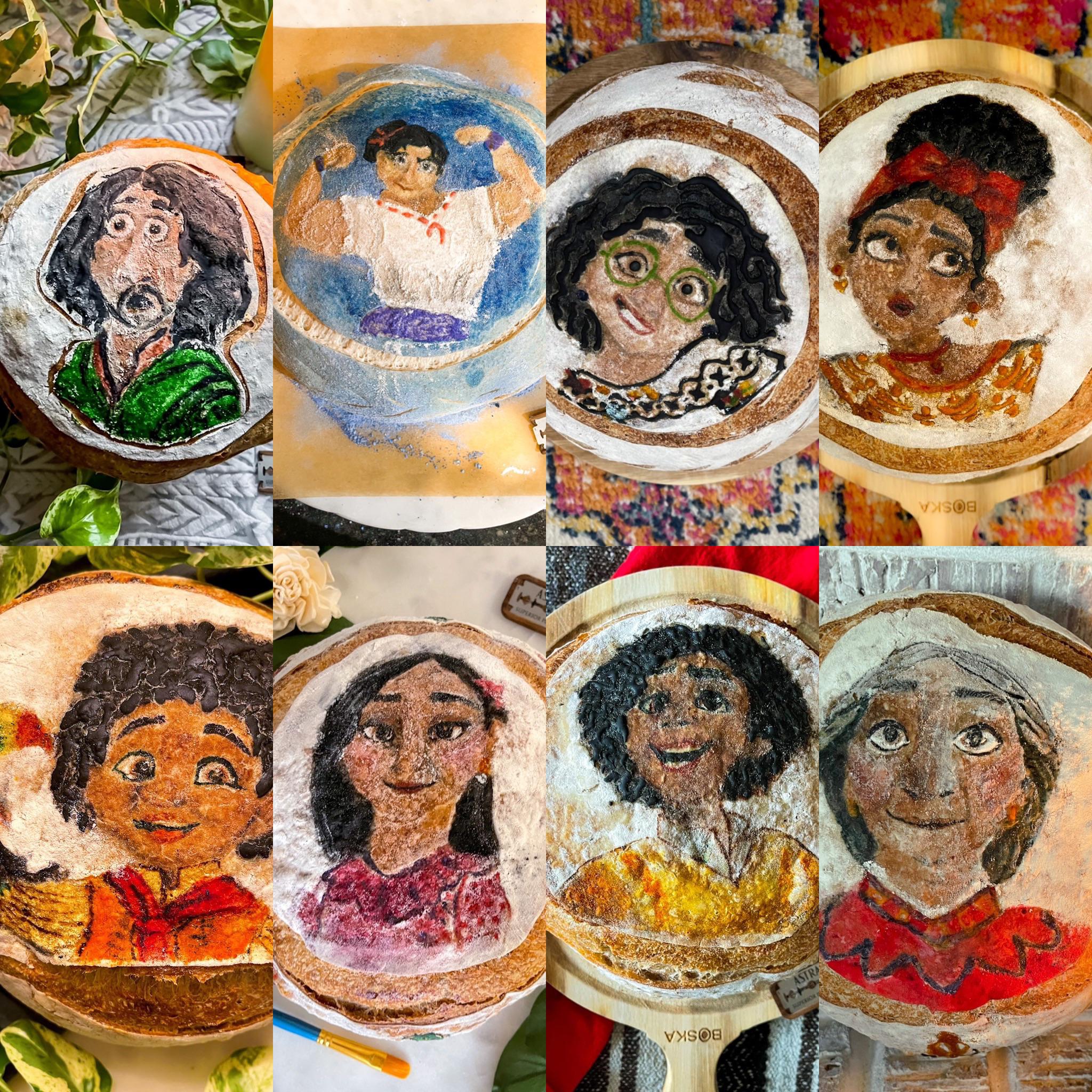 I made these Encanto breads! Hope you like them! @emmabakesbread on IG ...