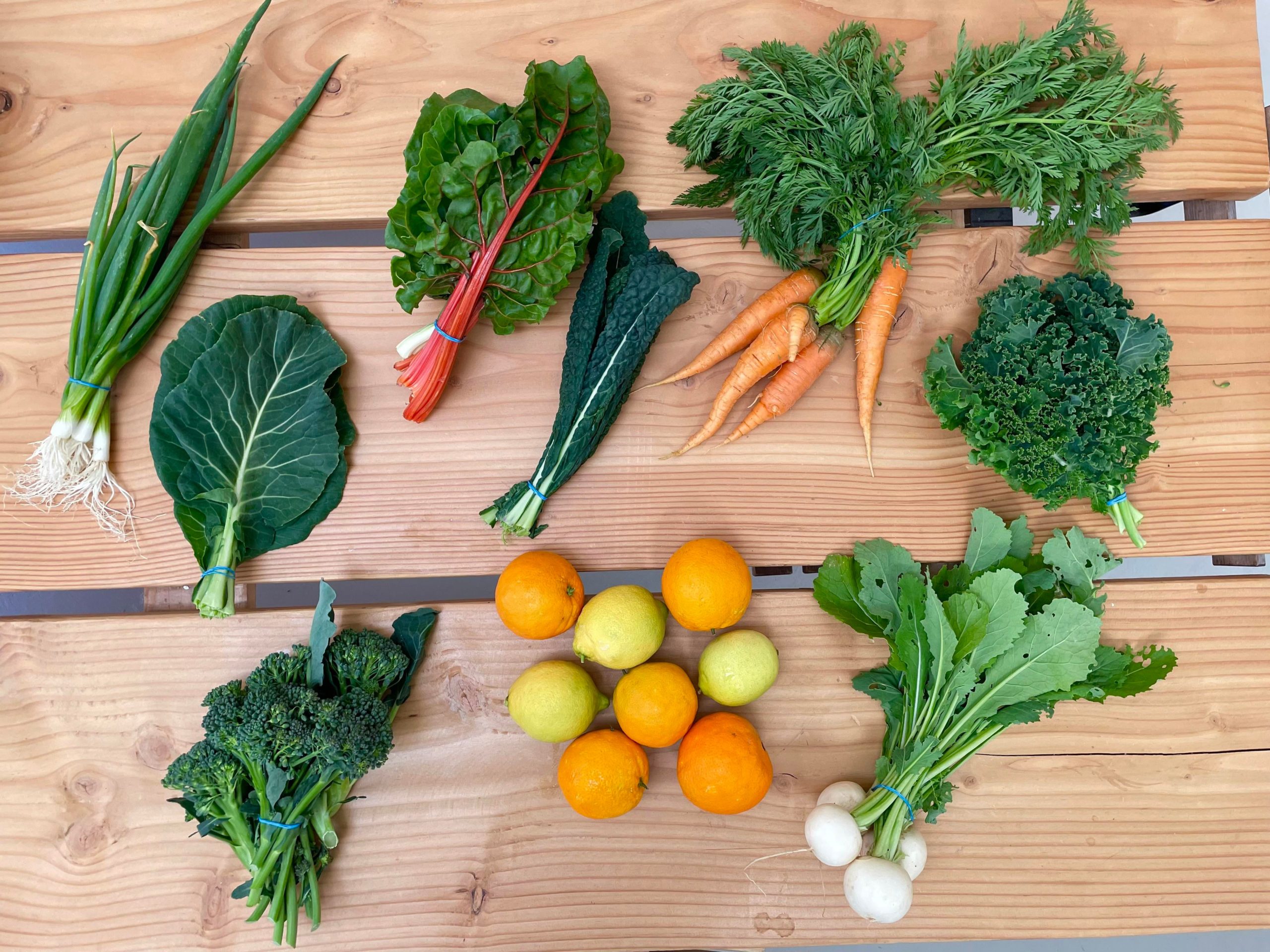 just picked up my first portion of a local farm’s weekly share. i ...