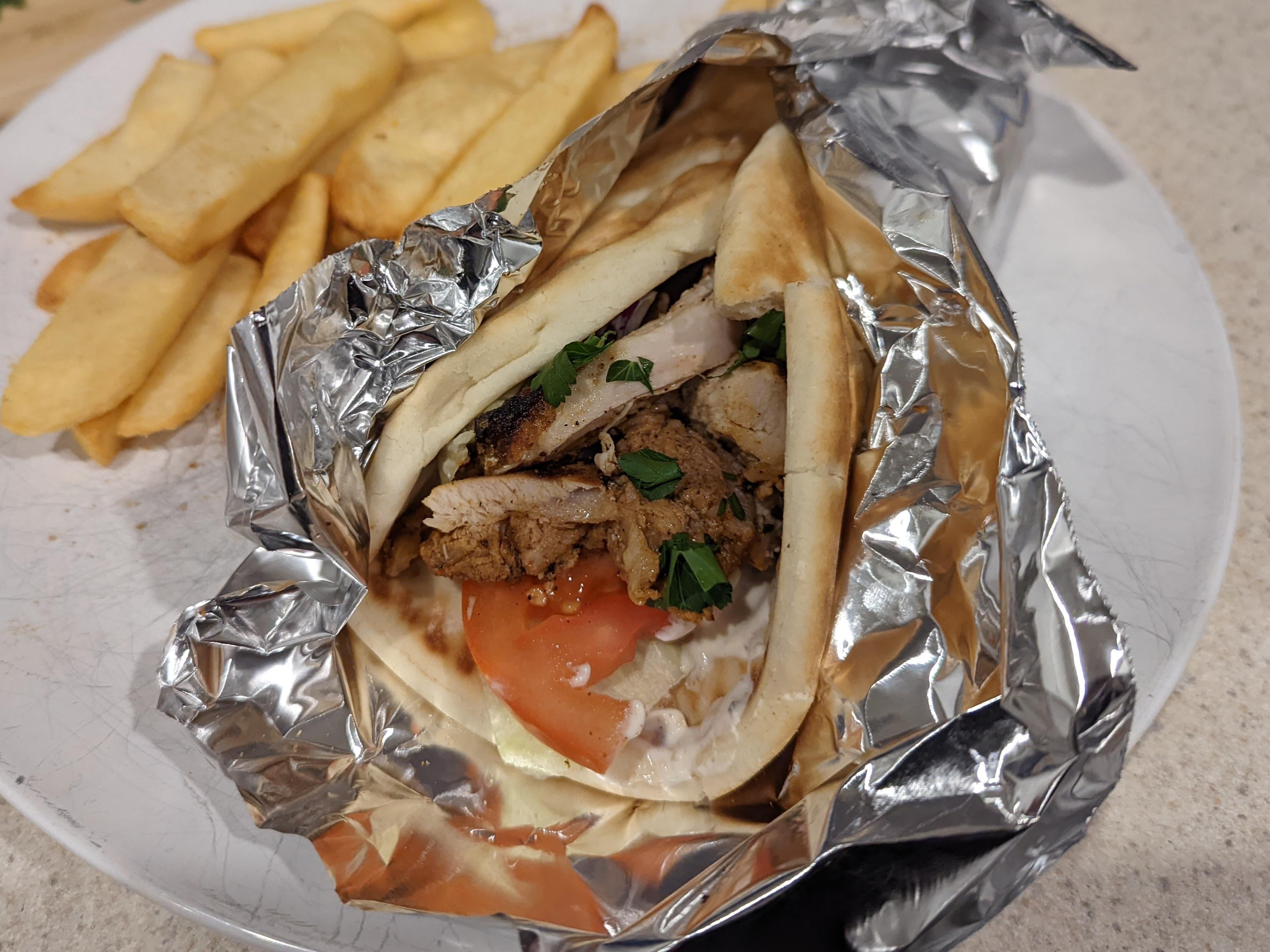 Chicken Shawarma with Oven Fries - Dining and Cooking
