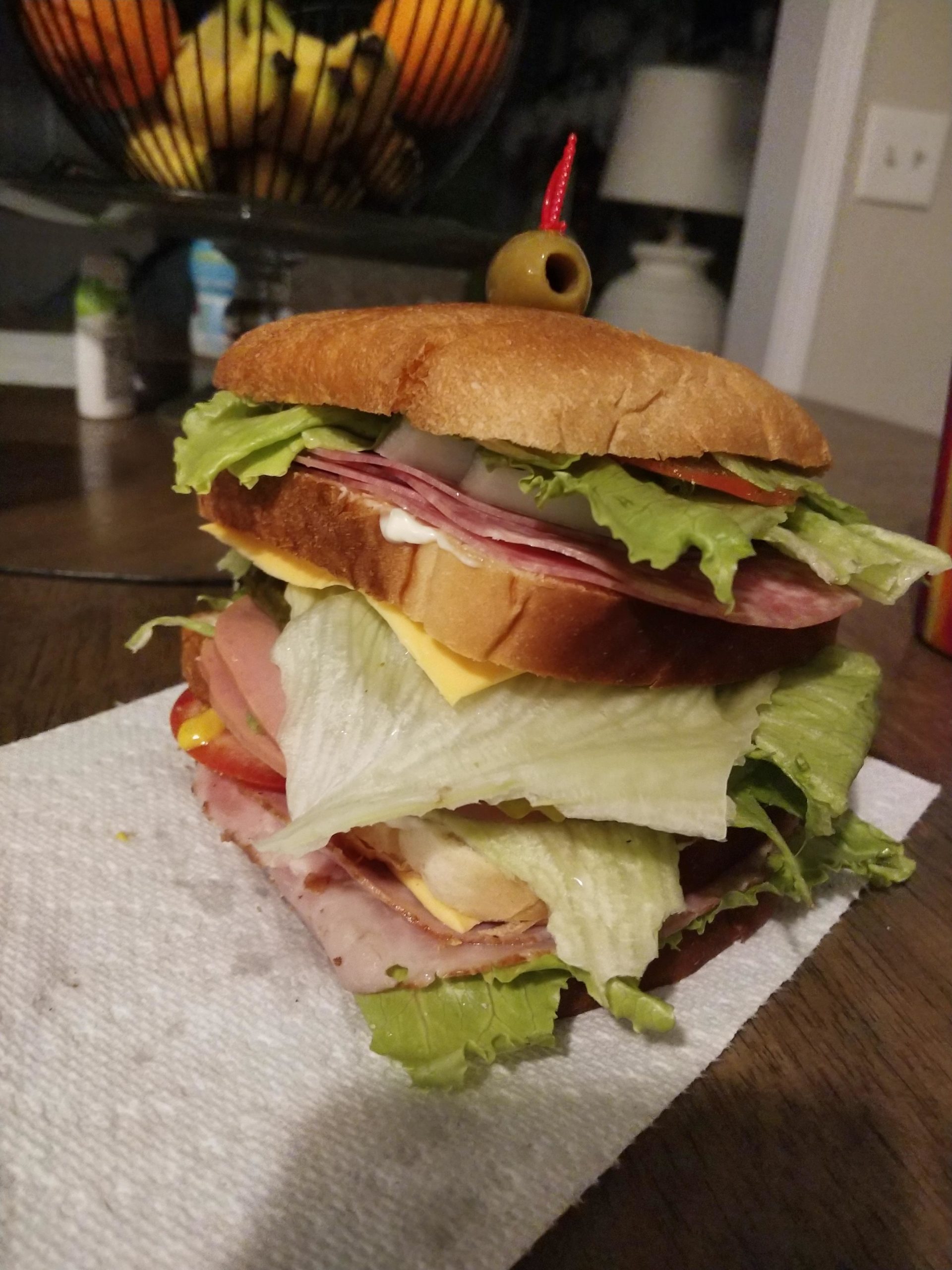 A dagwood I made a while back. - Dining and Cooking