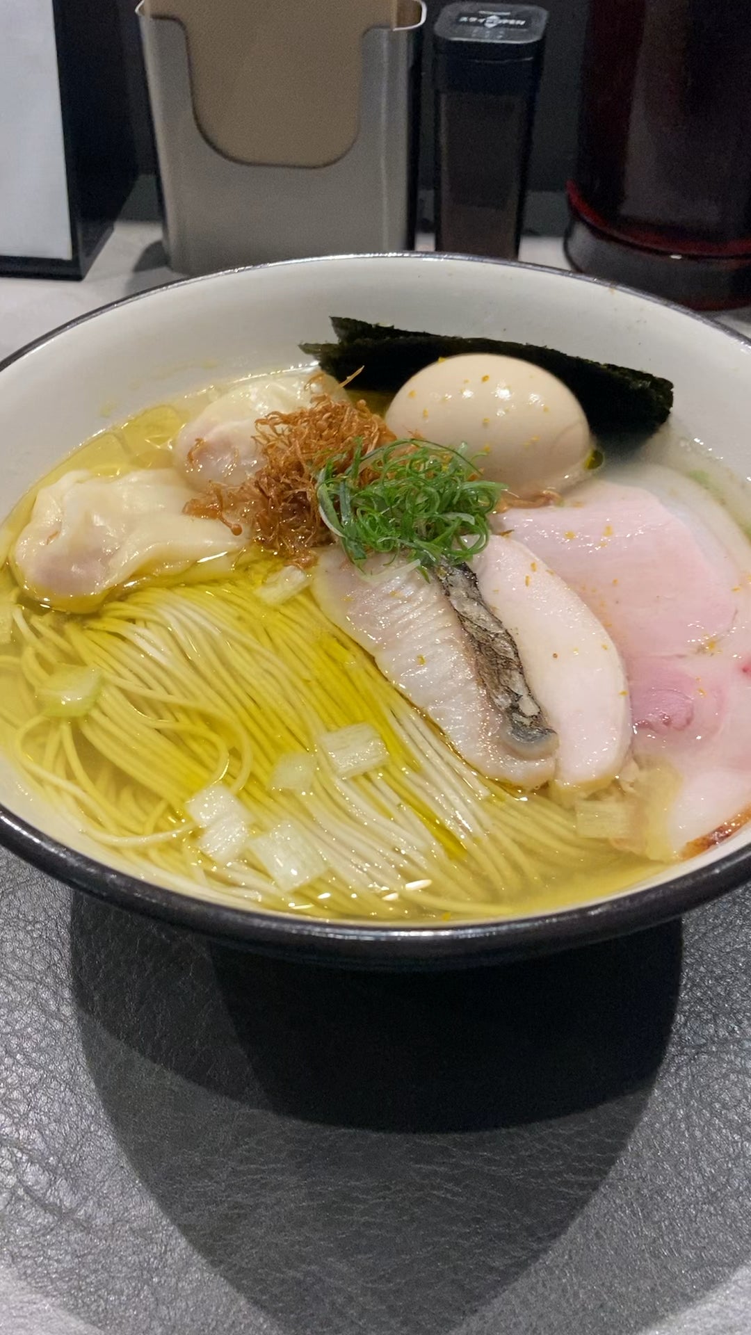 Clam & Chicken Shio Ramen at Break Beats in Nakameguro, Tokyo (new shop ...