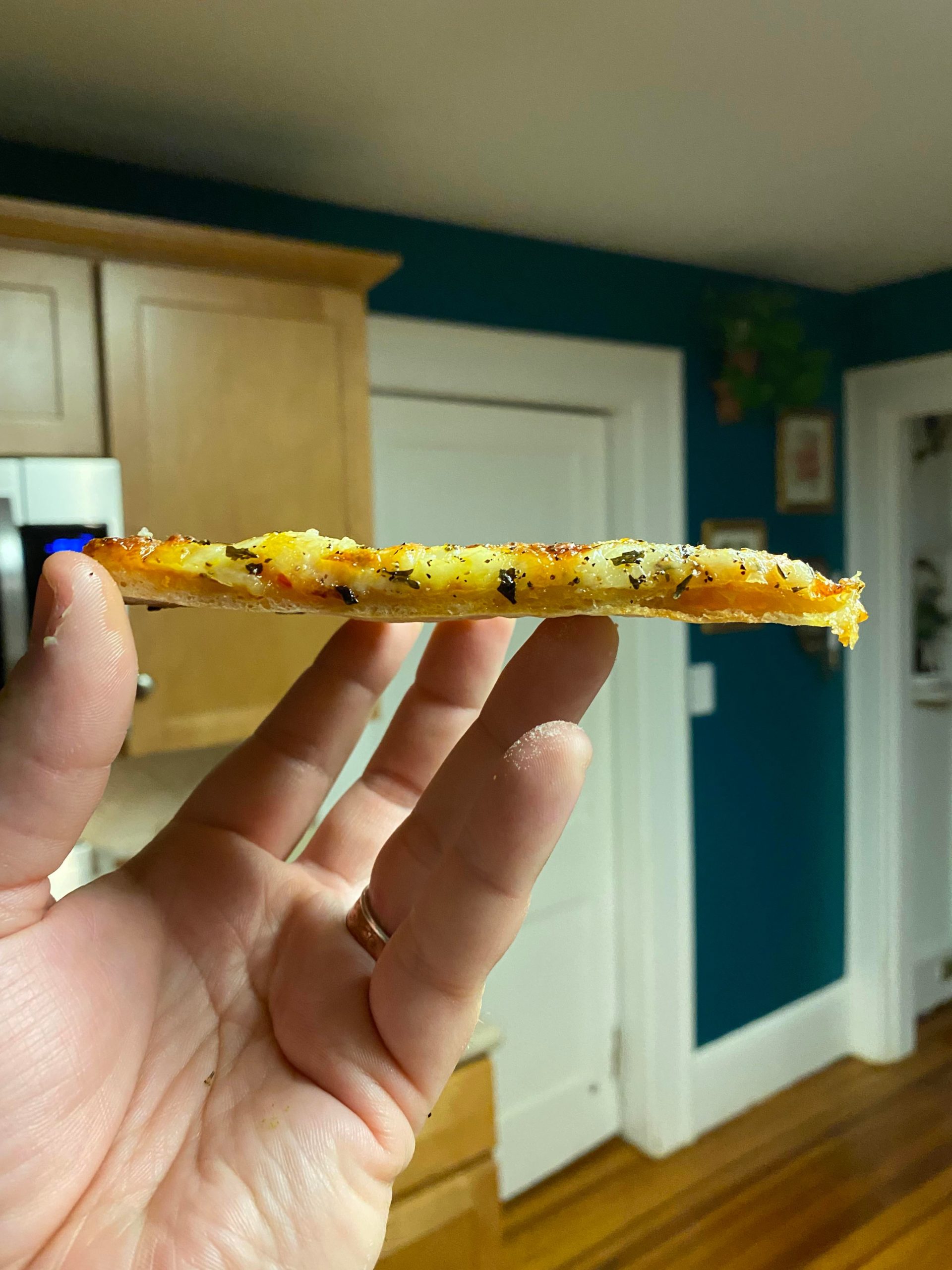 [Homemade] Thinnest Crust - Dining and Cooking