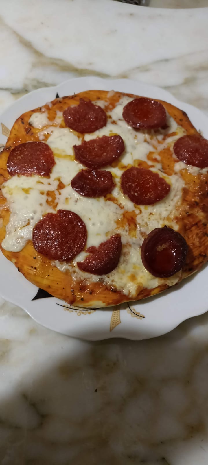 A pizza made by my mom - Dining and Cooking
