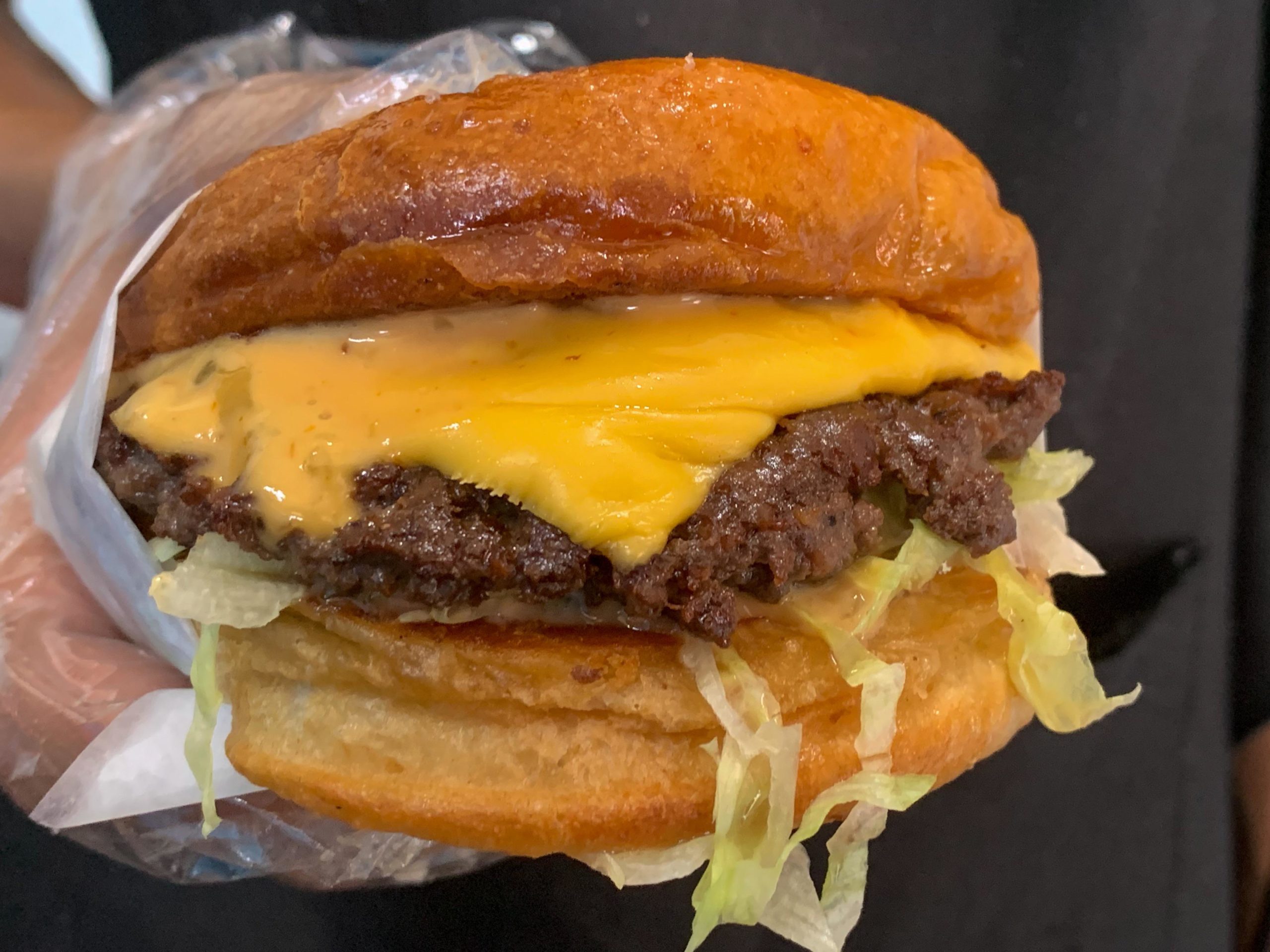 Classic Cheeseburger with Shredded lettuce and Tomatoes - Dining and ...