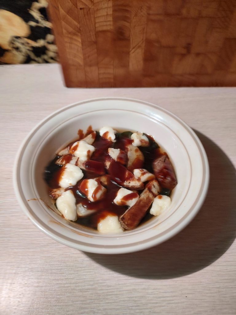 Miyeokguk for my birthday but my birthday is national poutine day so it ...