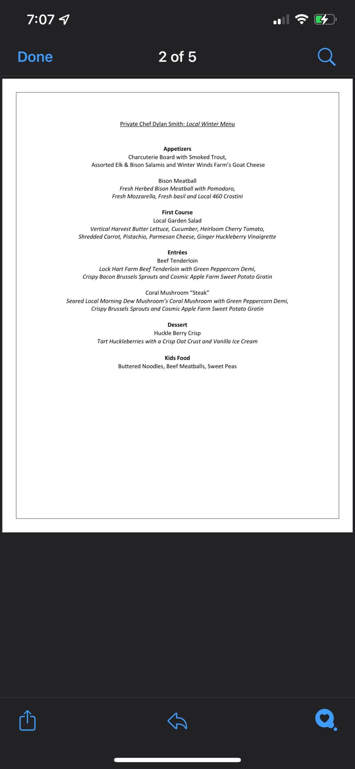 Pairing suggestions: any thought on how to pair this menu? Looking ...