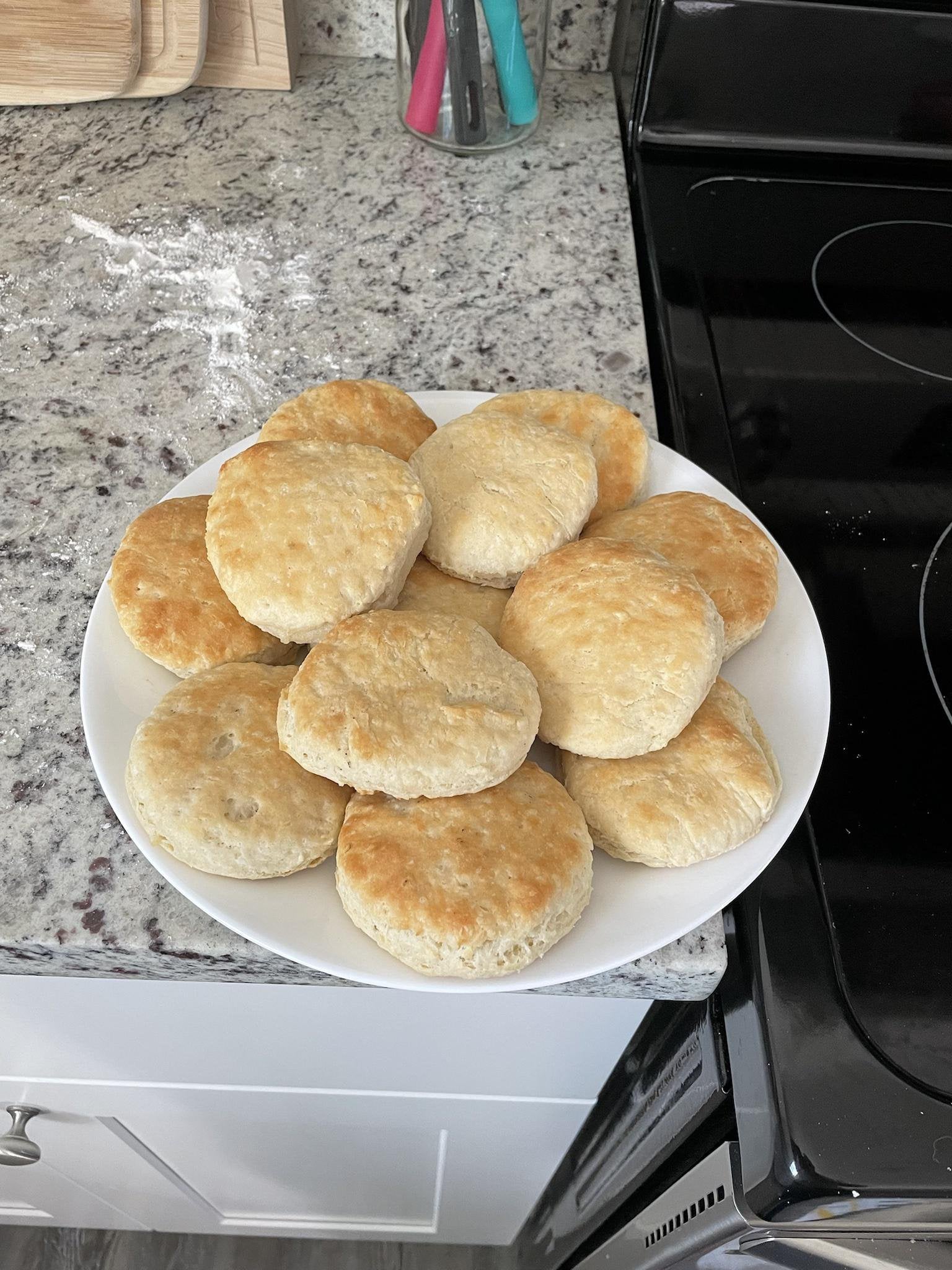 I baked biscuits for the first time today - Dining and Cooking