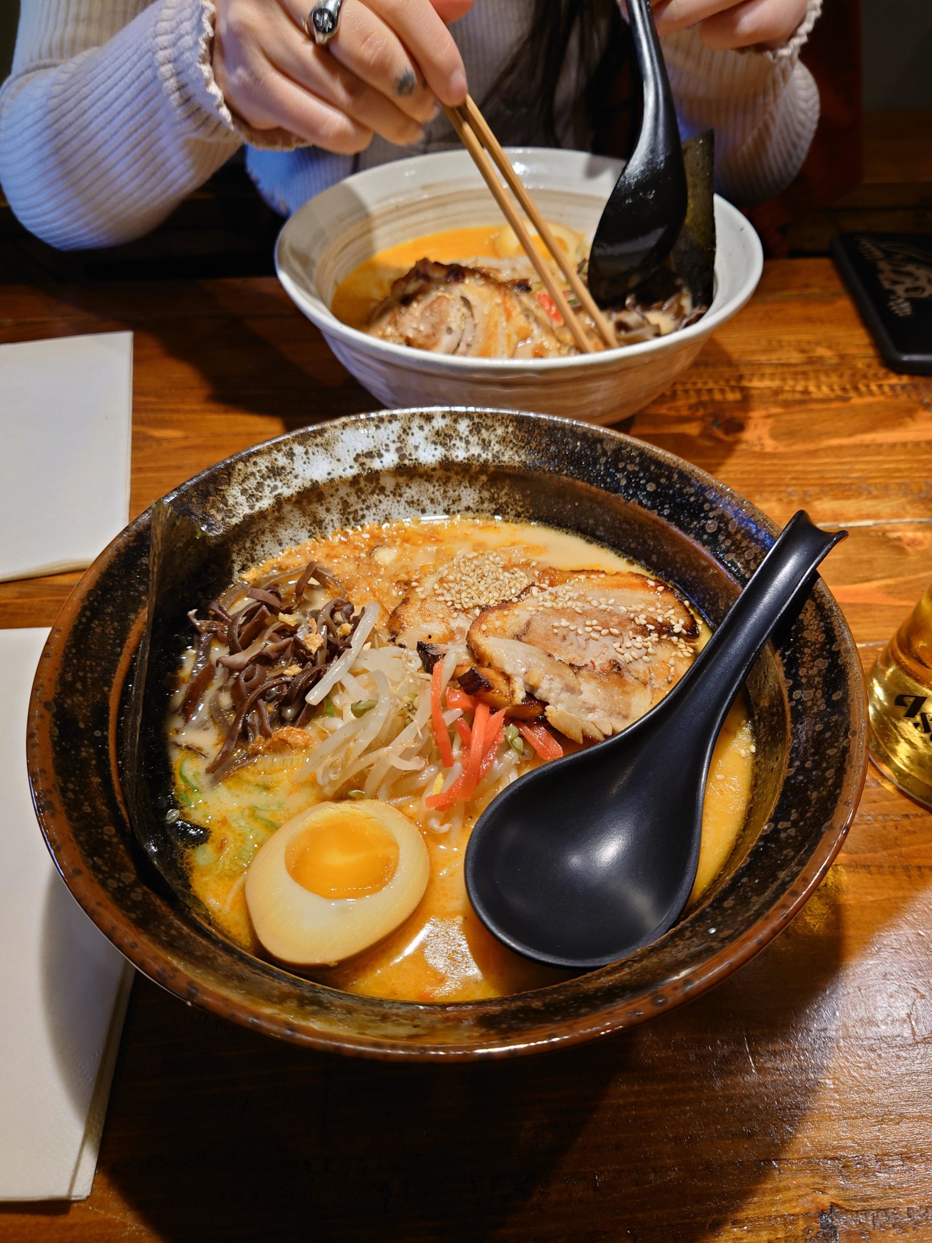 A spicy tonkotsu ramen. Ramen Kulture, Oxford, UK. - Dining and Cooking