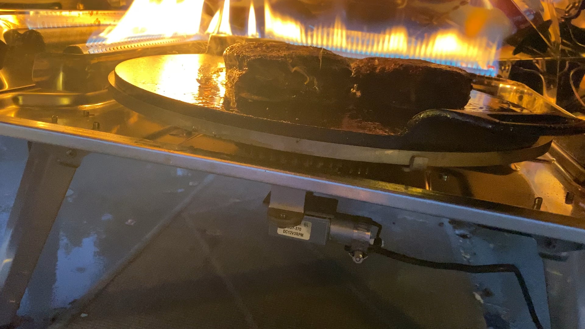 Wagyu rib cap steaks in pizza oven - Dining and Cooking