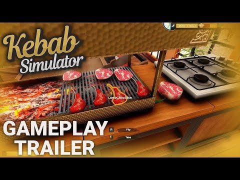 Kebab Simulator Game Trailer - Dining and Cooking