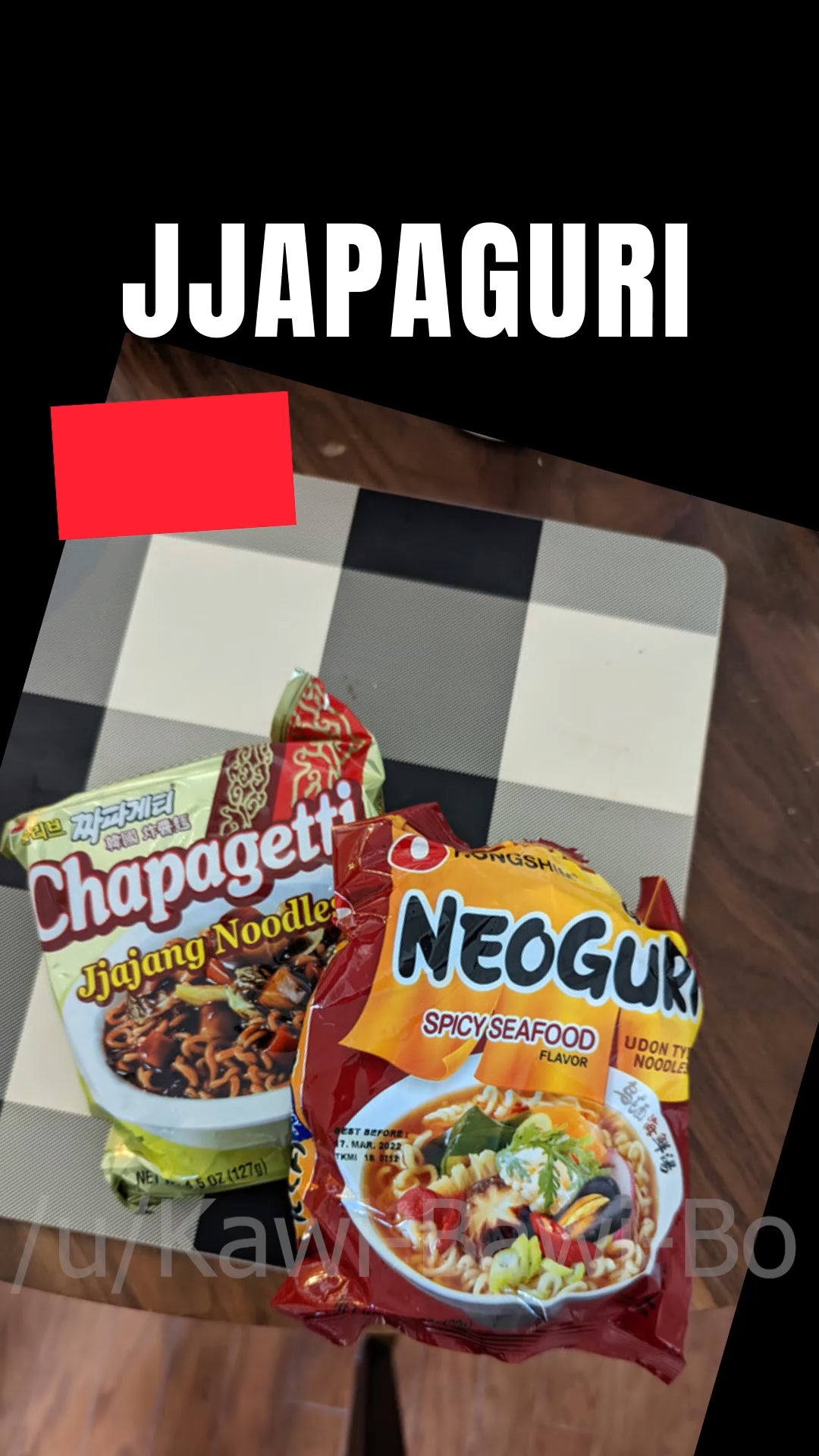 Jjapaguri: Chapaghetti ramyeon & Neoguri udon - Dining and Cooking