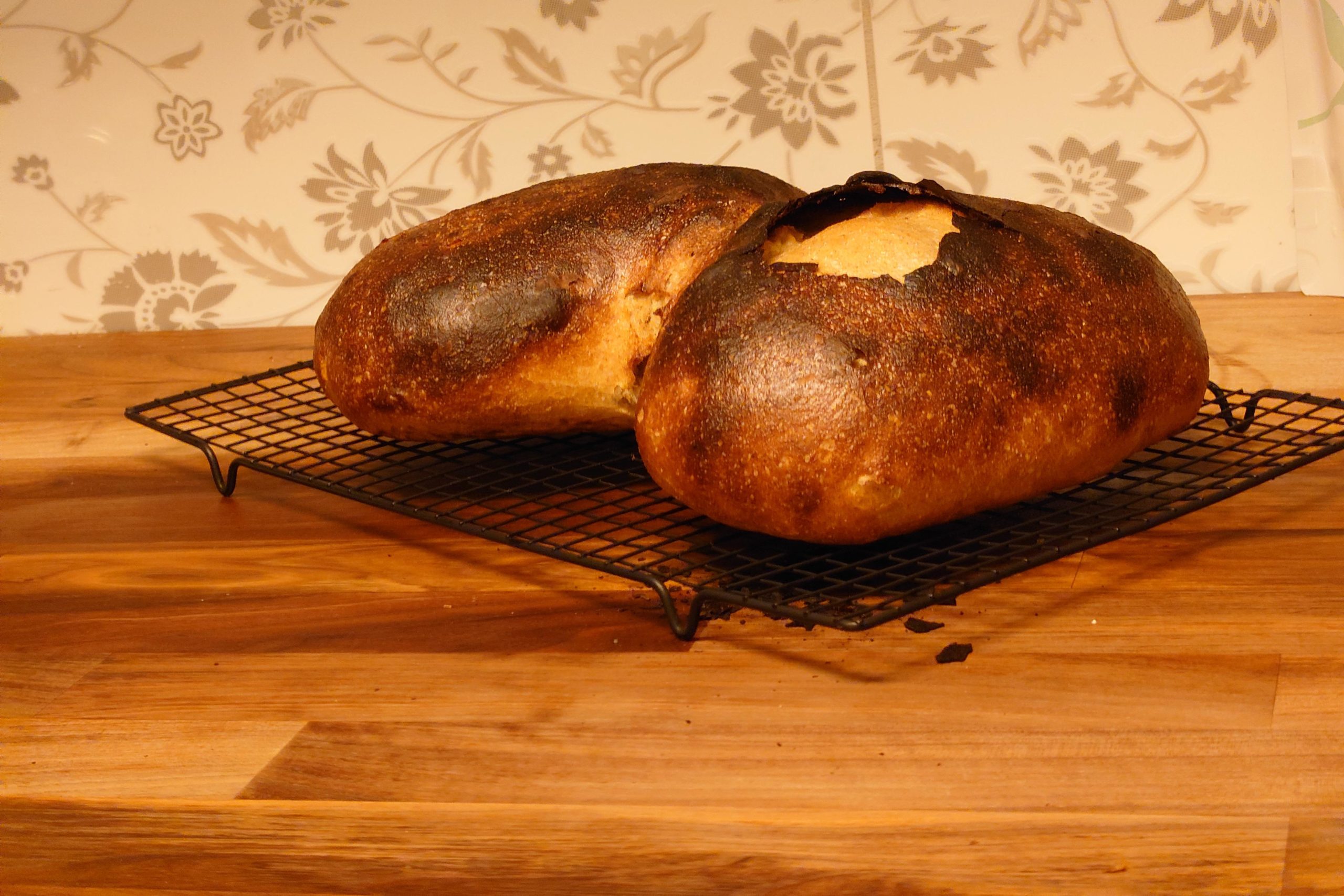 If dark crust was hair and bread could go bald, it might look like this ...