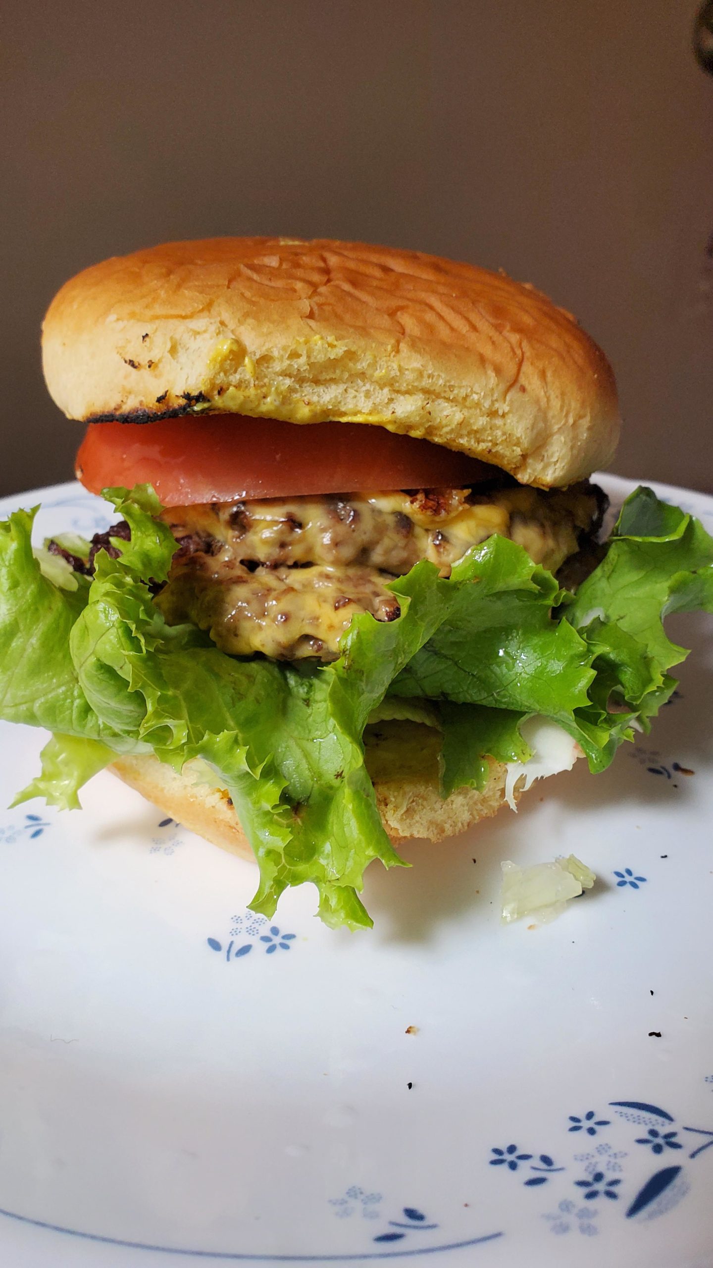 homemade impossible double cheeseburger - Dining and Cooking