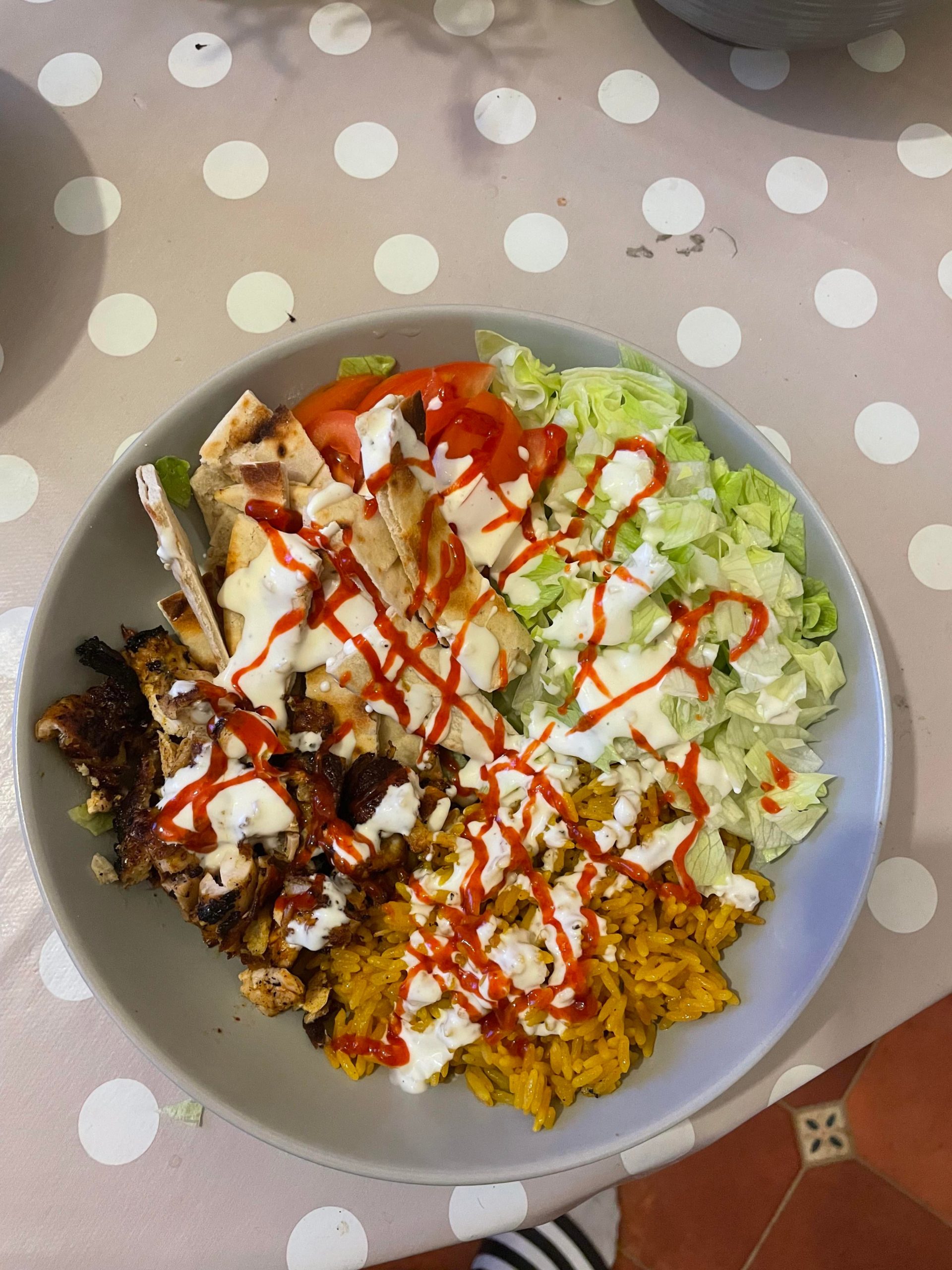 Homemade Halal Cart Chicken - Dining and Cooking