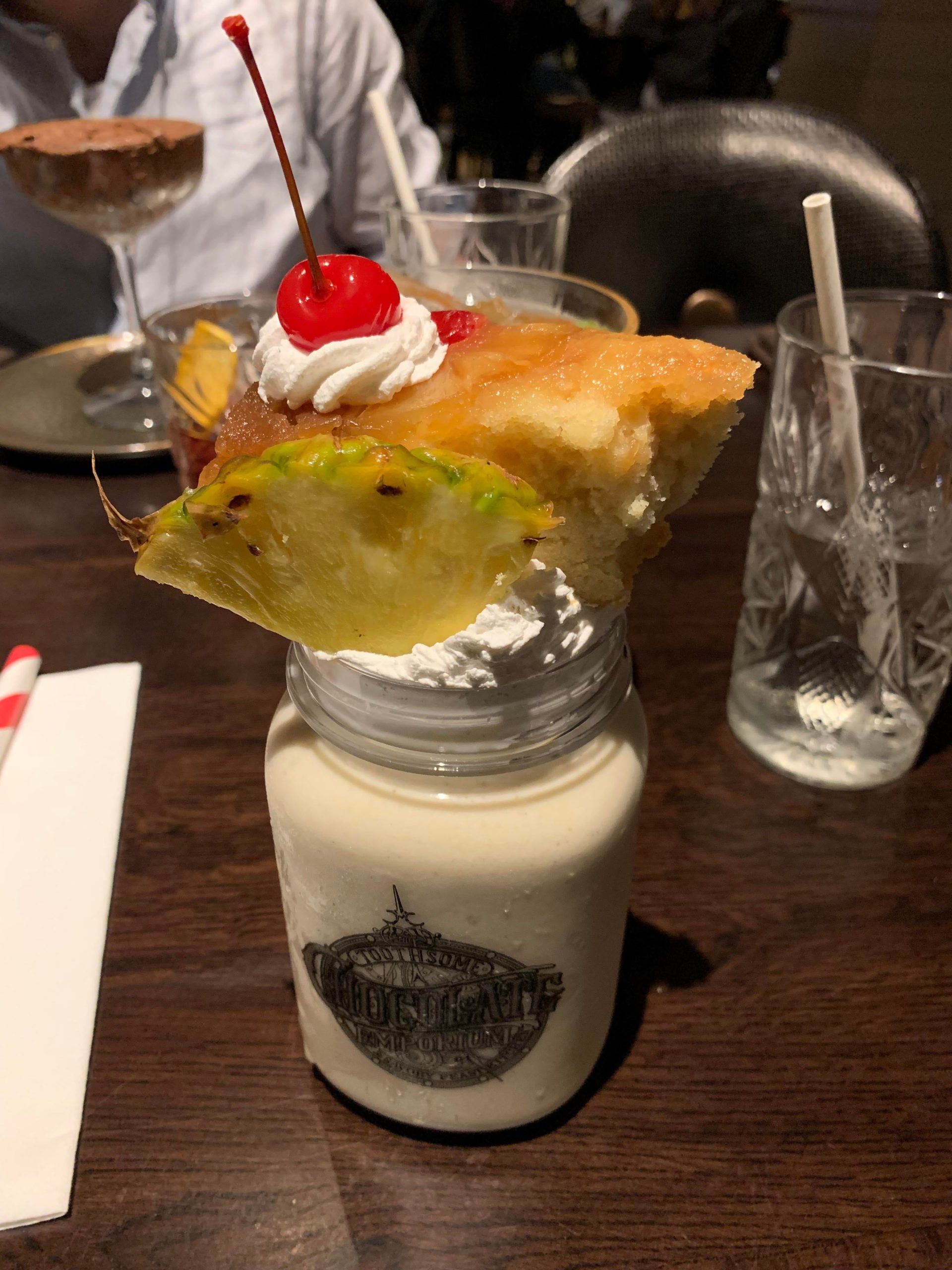 Vegan pineapple milkshake from Toothsome Chocolate Emporium at ...