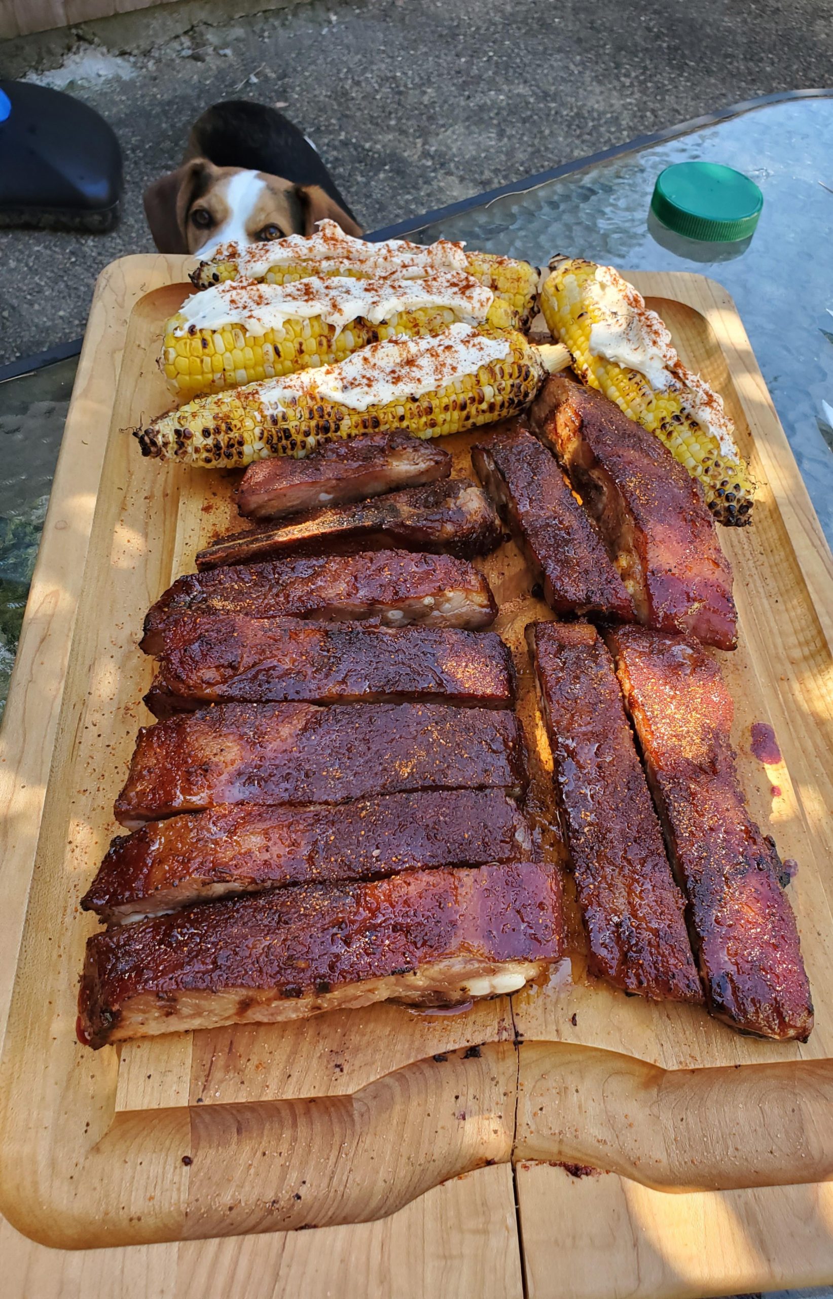 (I made) Ribs and Corn. - Dining and Cooking