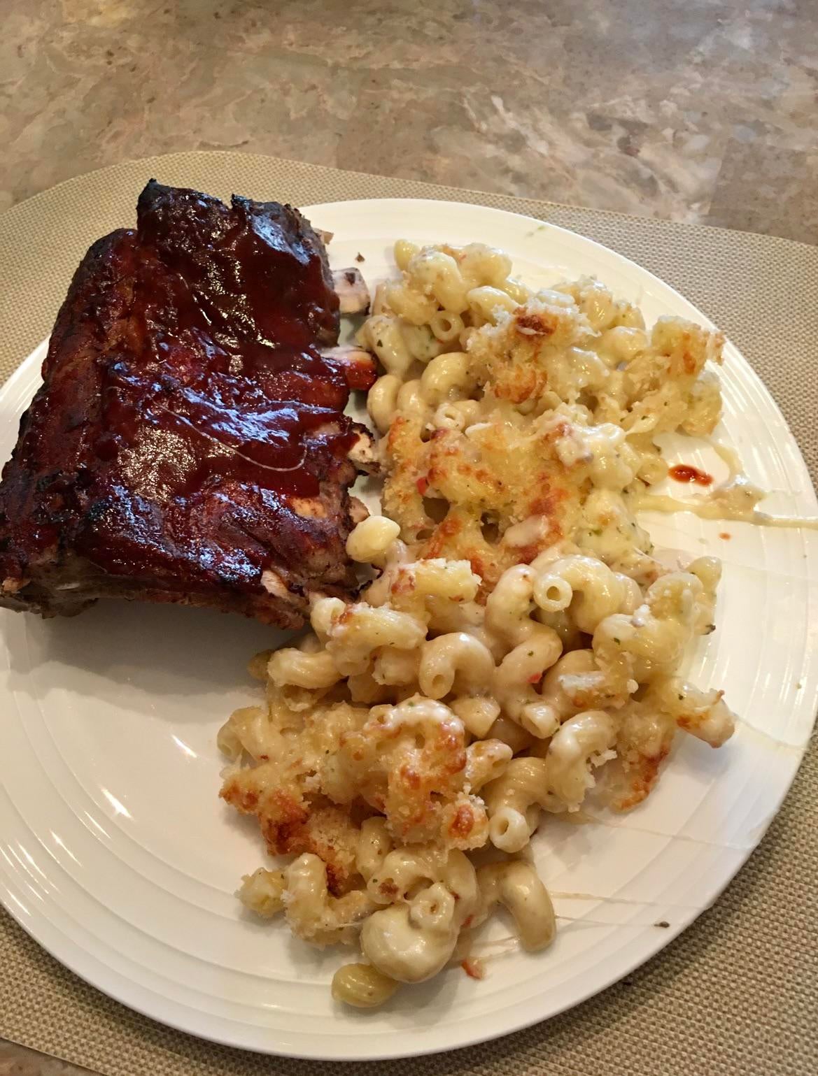 Ribs and Mac n cheese. - Dining and Cooking