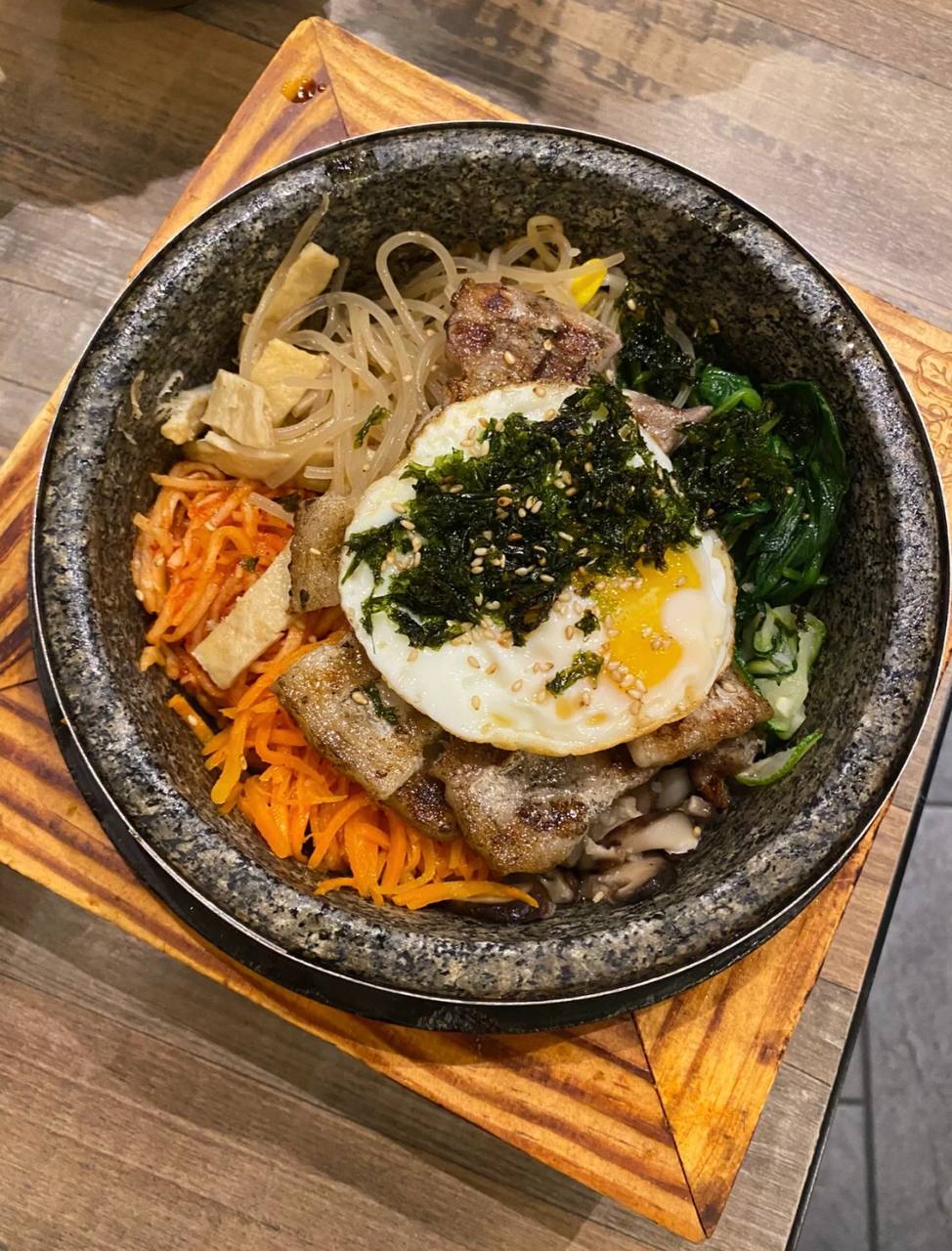 Stone Pot Rice with Pork Belly - Dining and Cooking