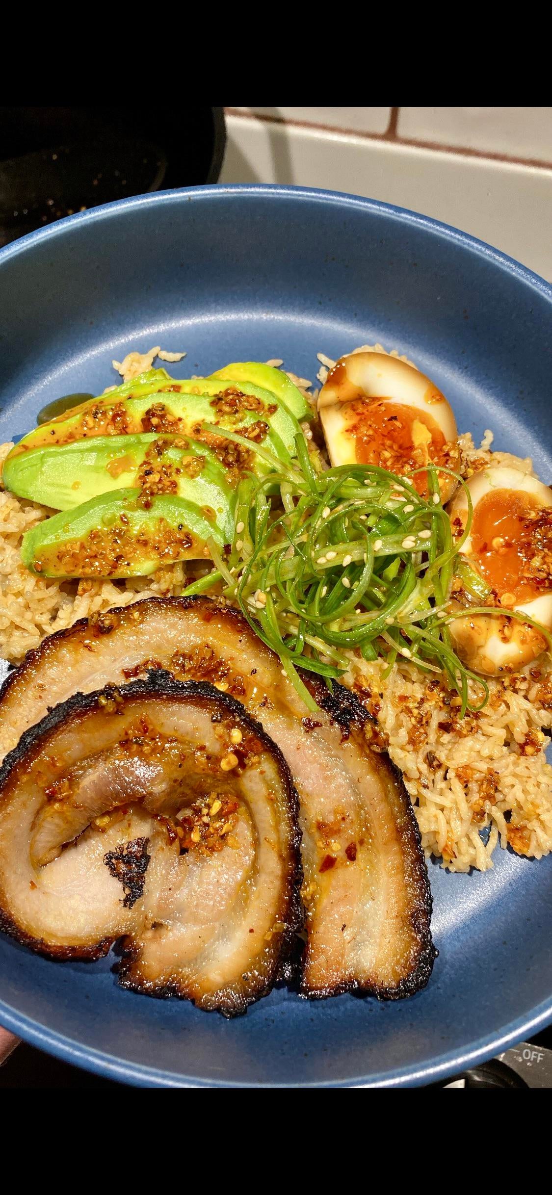 Pork Chashu and Rice - Dining and Cooking